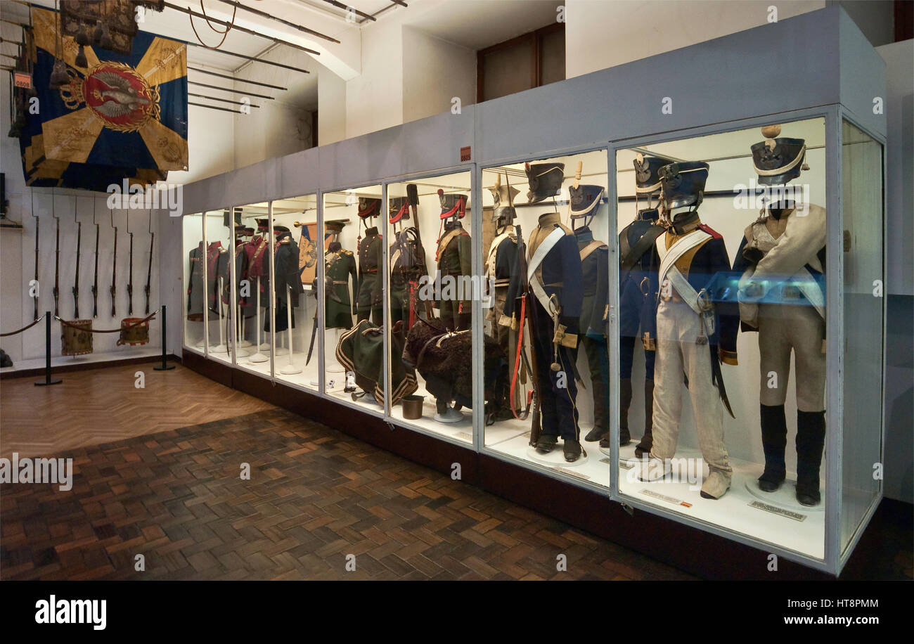 Congress Kingdom of Poland uniforms, 1815-1831, display at Polish Army ...