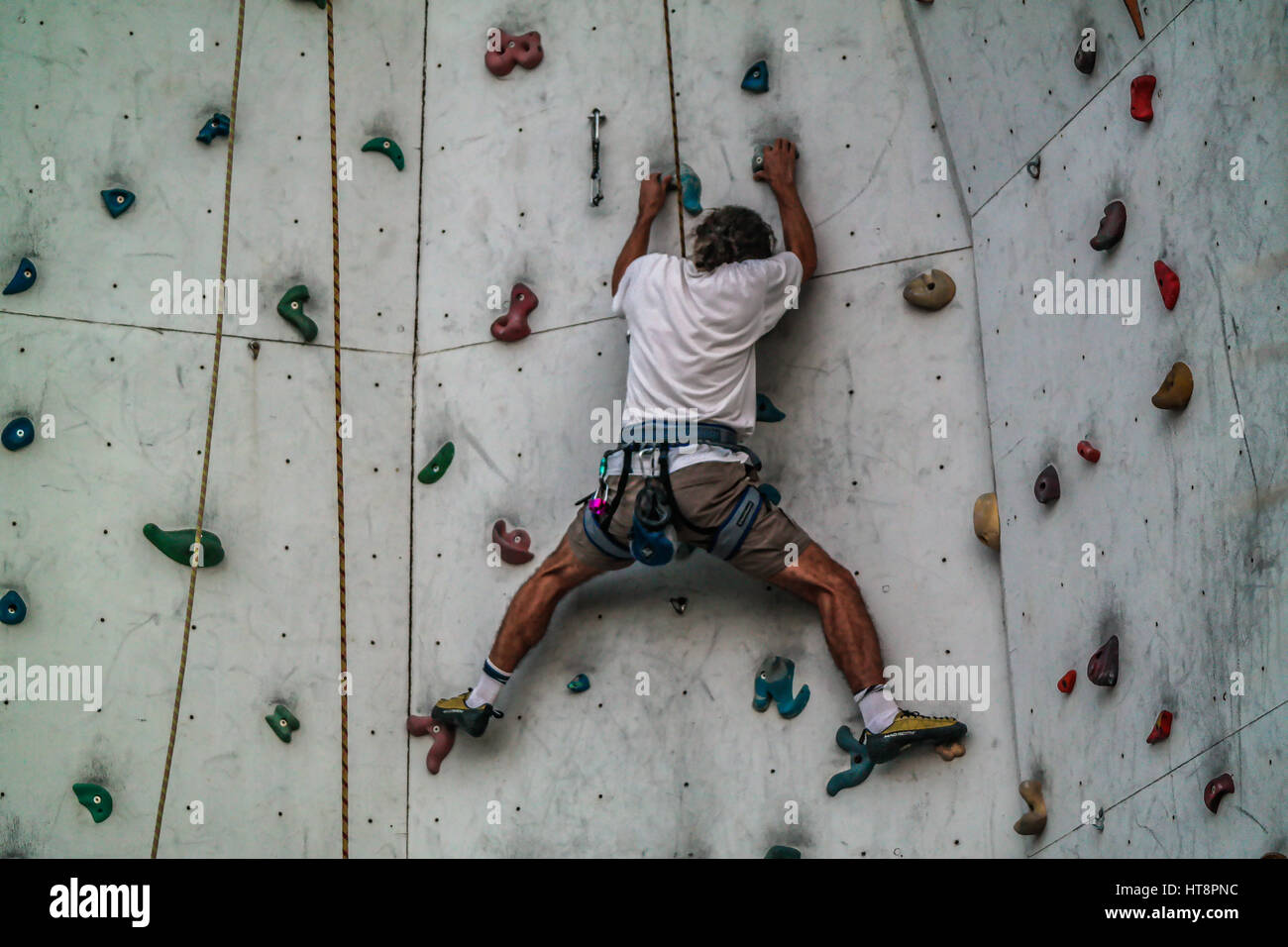 Climbing training route hi-res stock photography and images - Alamy