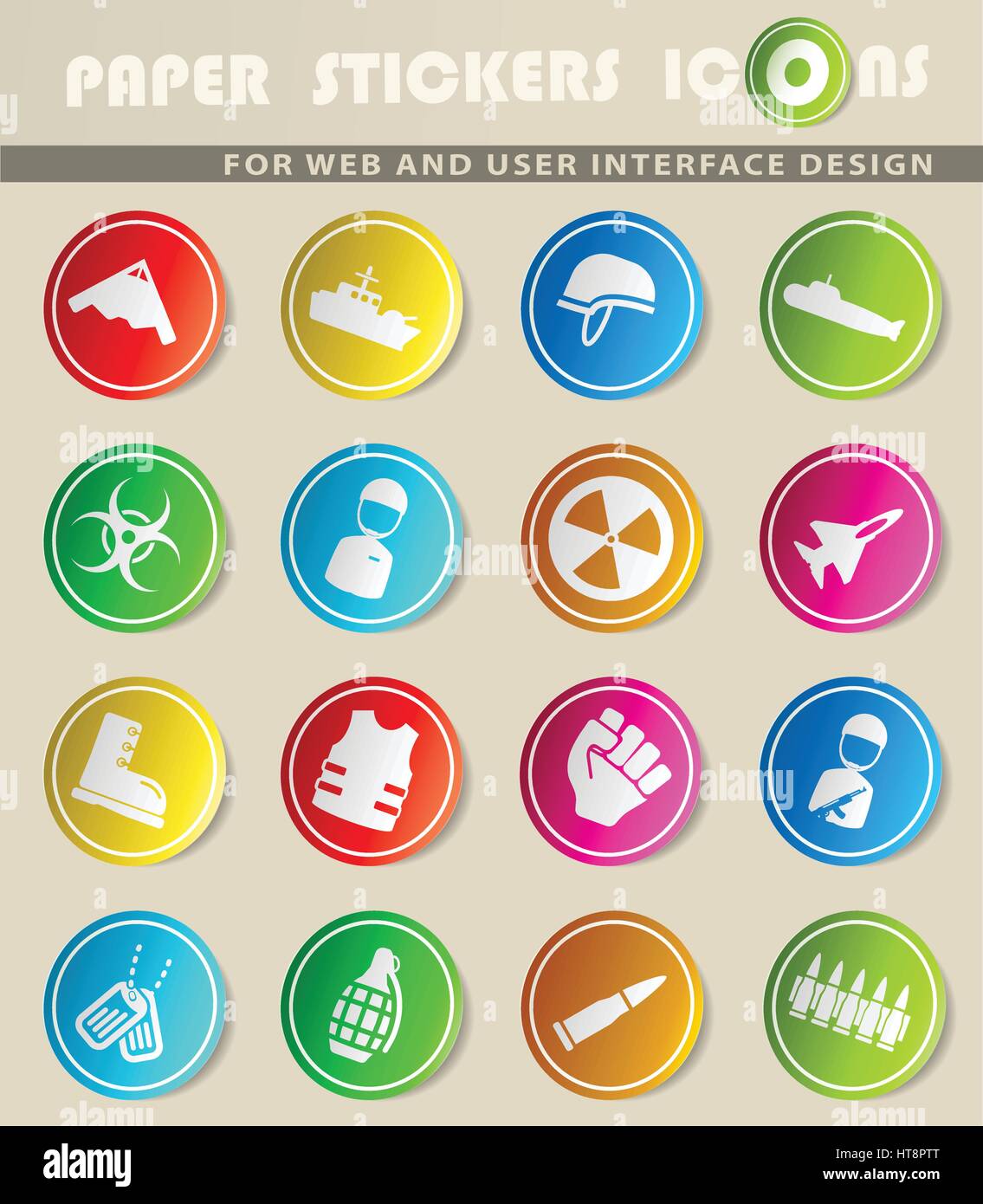 Military simply symbol for web icons and user interface Stock Vector ...