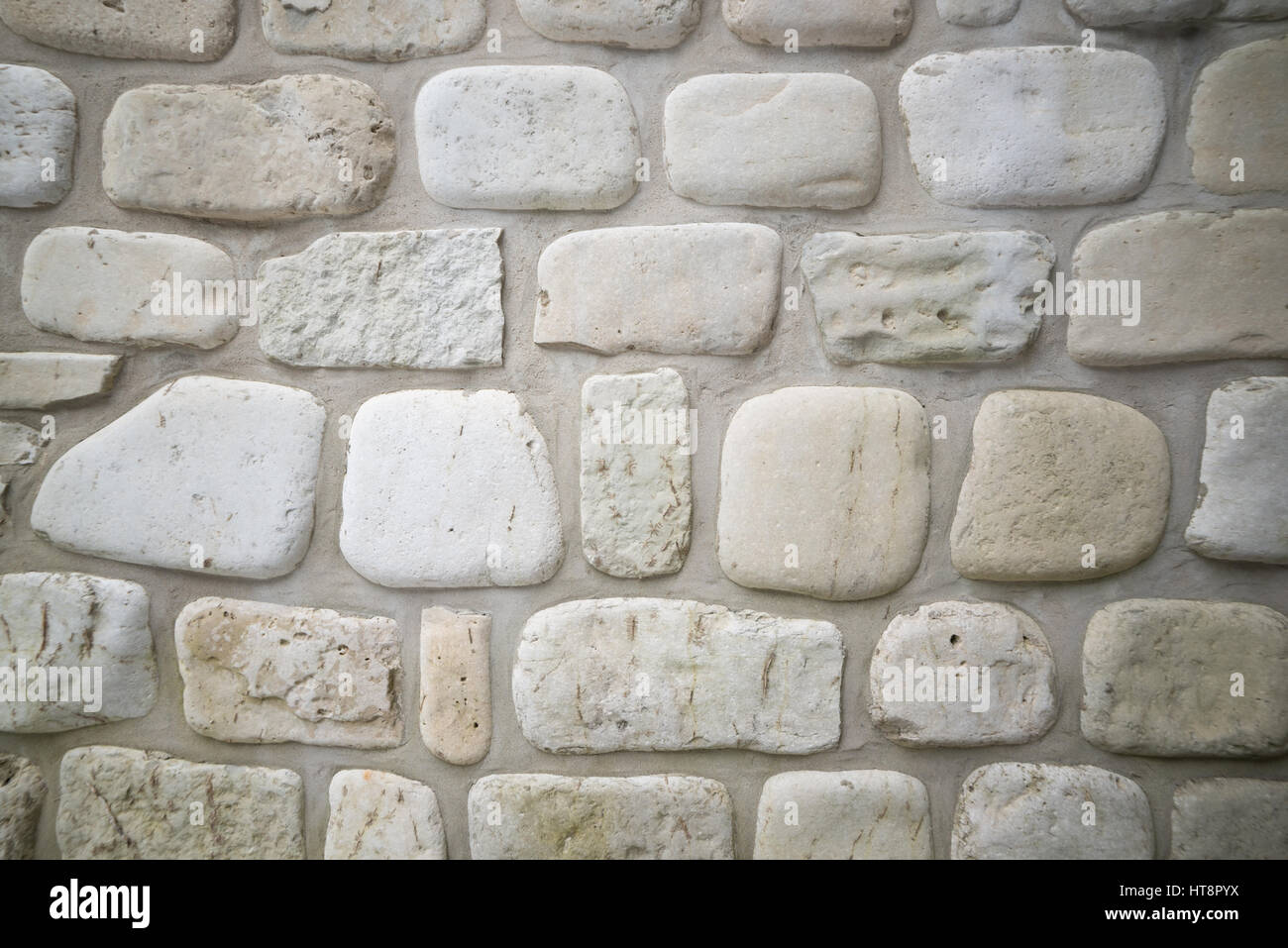Smooth Limestone Wall