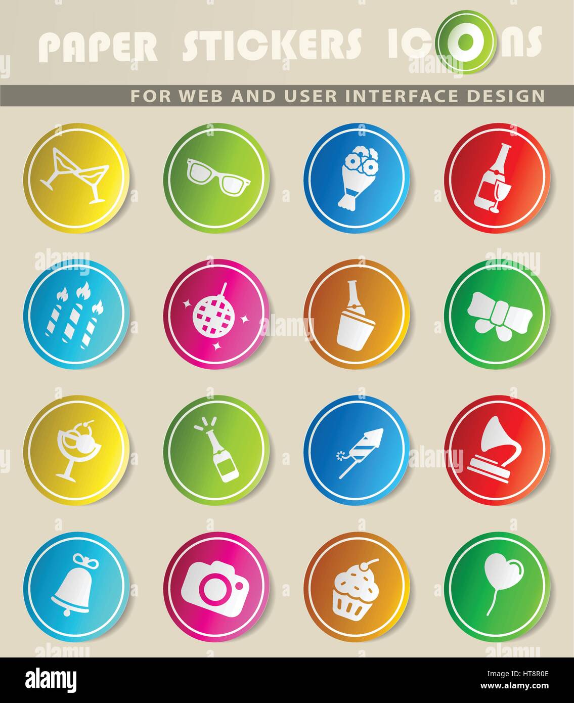 Party simply symbol for web icons and user interface Stock Vector Image ...