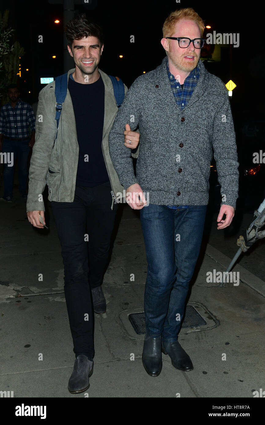 Jesse Tyler Ferguson and his husband Justin Mikita leave Catch ...