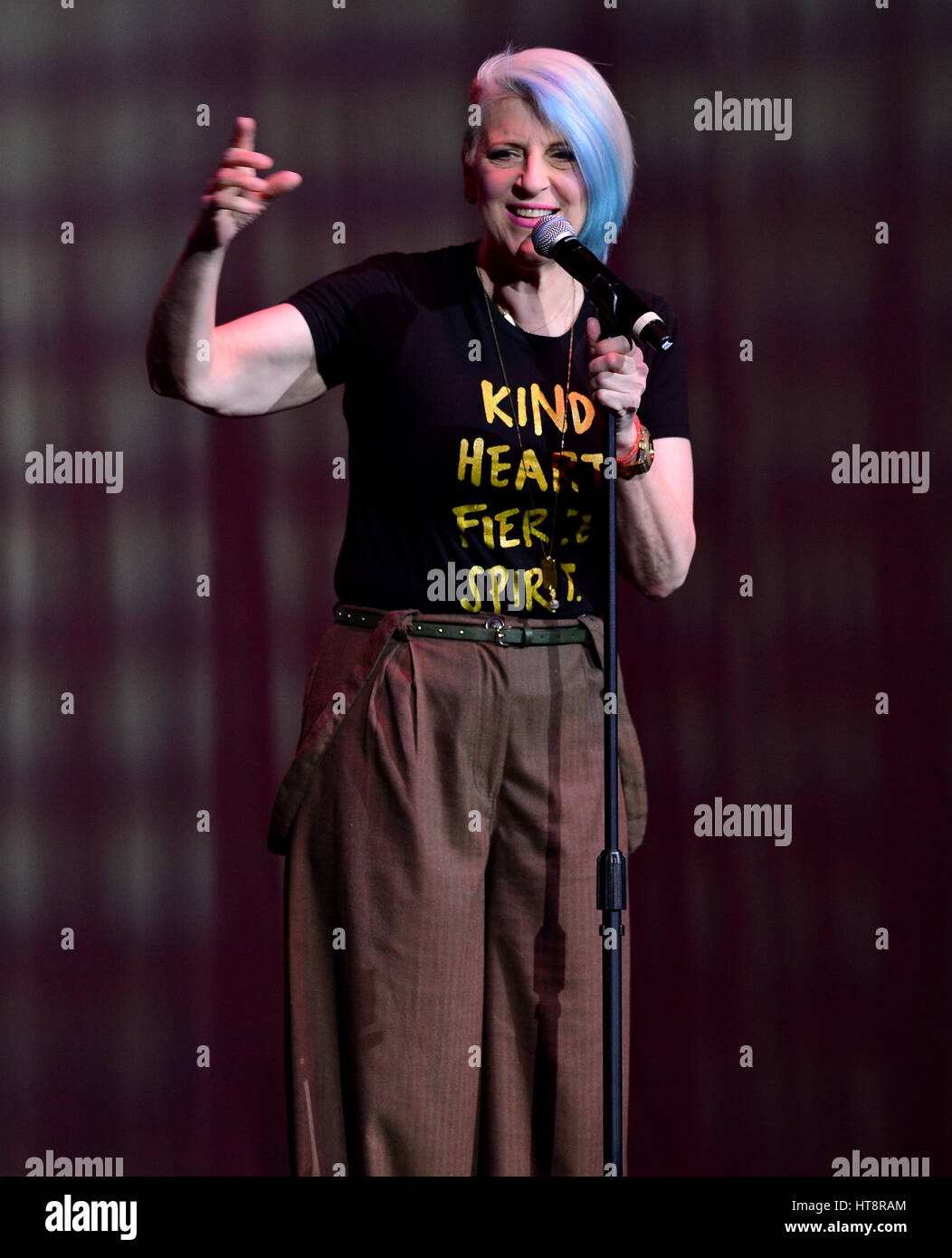 Comedian Lisa Lampanelli performs at Hard Rock Live at Seminole Hard ...
