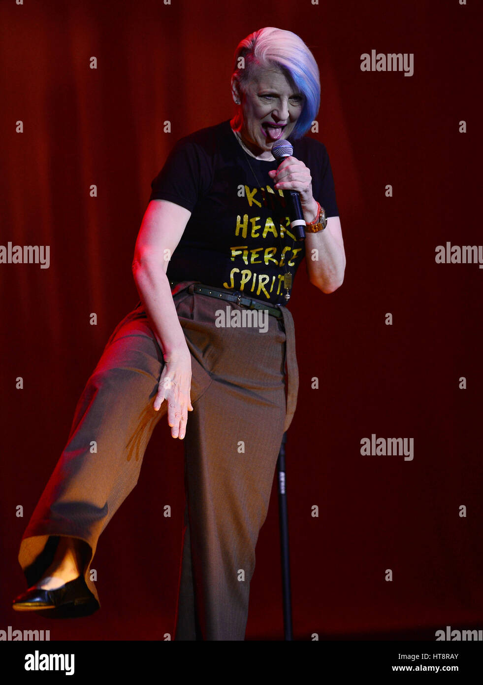 Comedian Lisa Lampanelli performs at Hard Rock Live at Seminole Hard ...