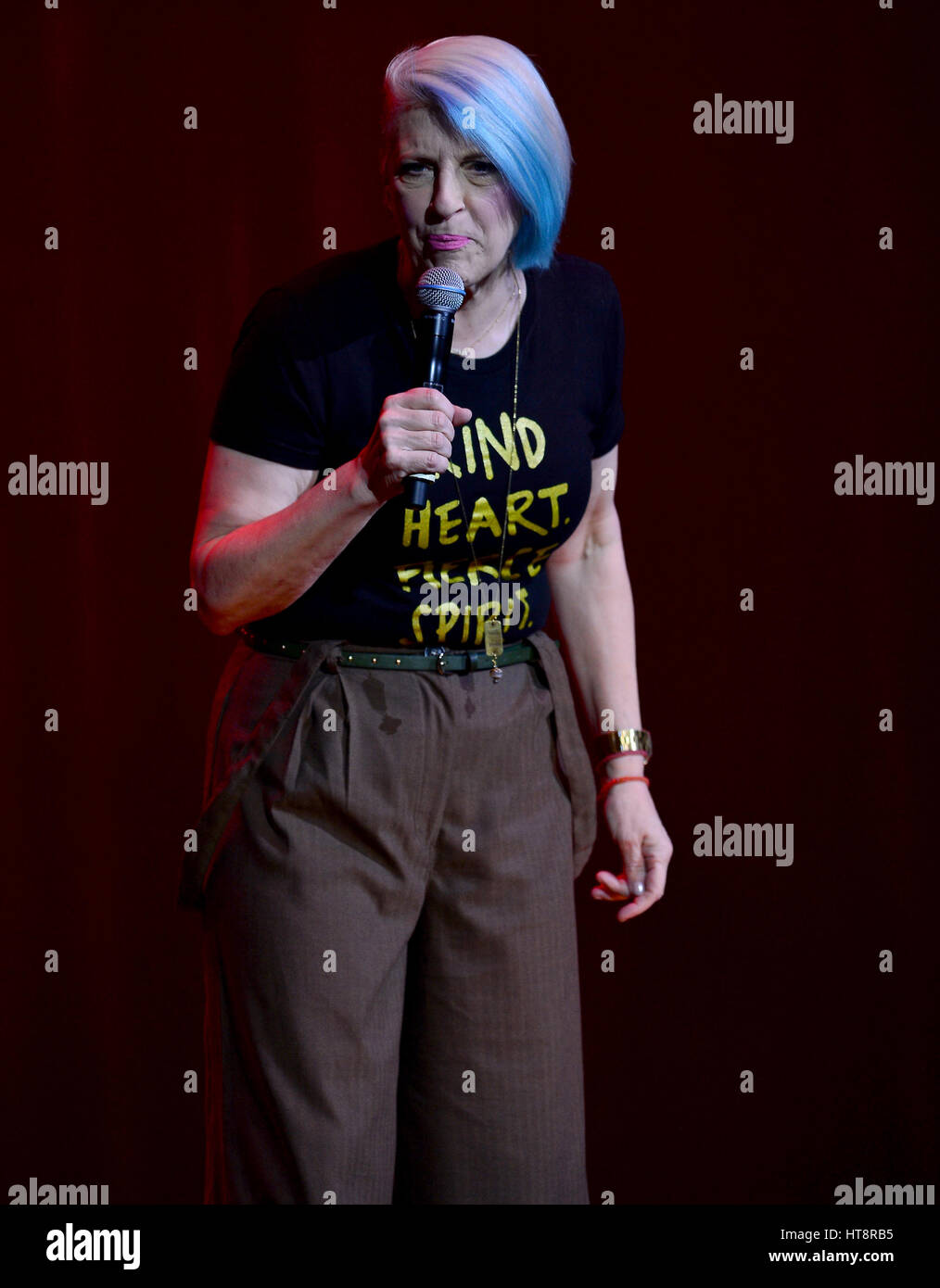 Comedian Lisa Lampanelli performs at Hard Rock Live at Seminole Hard ...