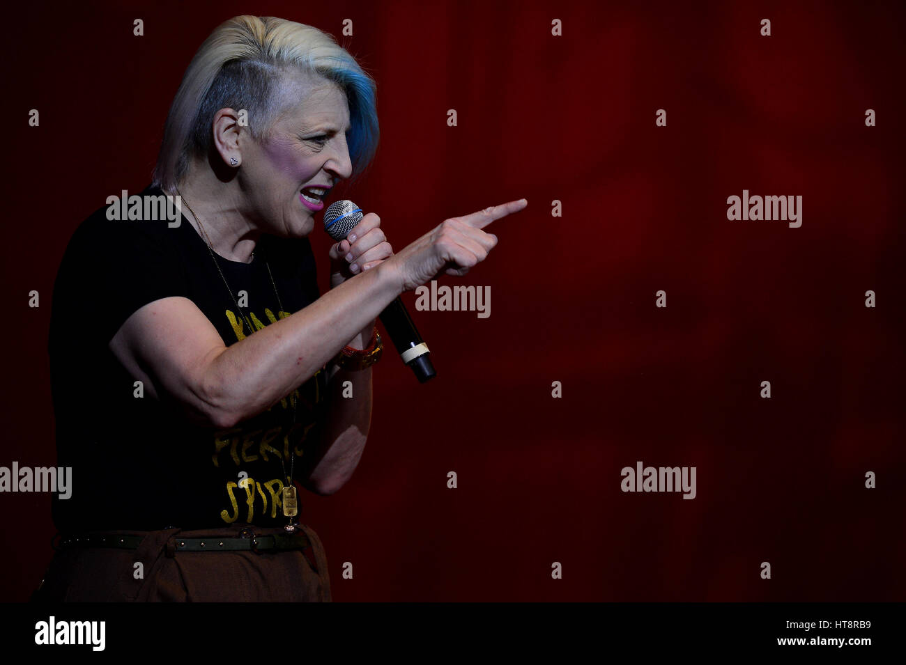 Comedian Lisa Lampanelli performs at Hard Rock Live at Seminole Hard ...