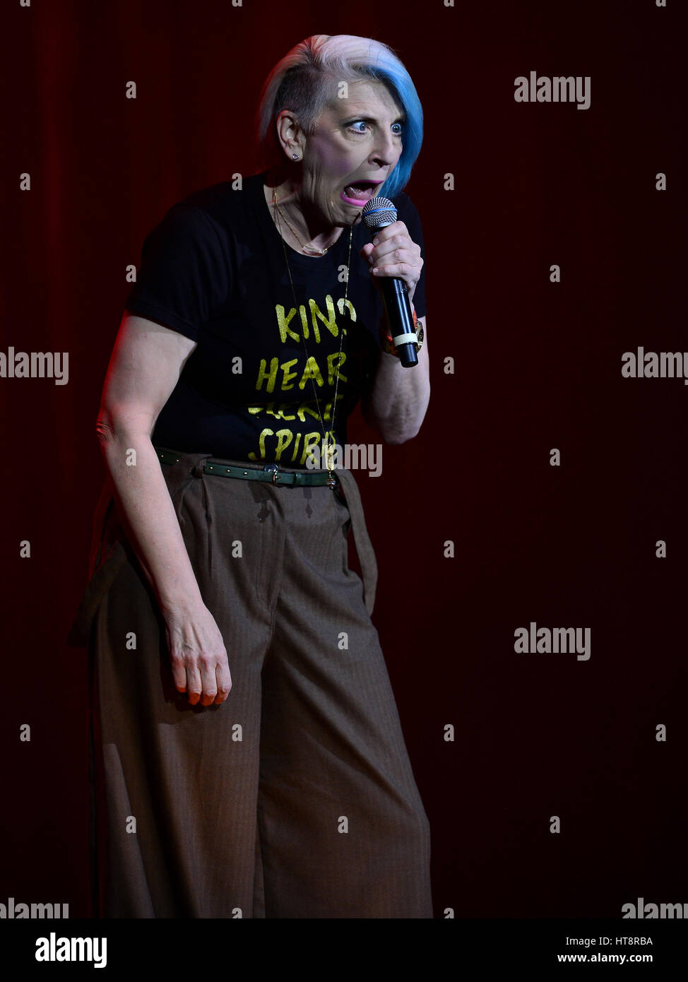 Comedian Lisa Lampanelli performs at Hard Rock Live at Seminole Hard ...