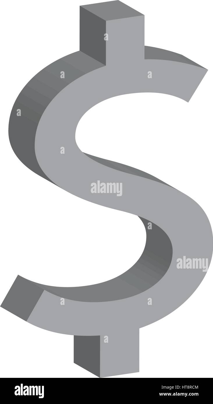 3d dollar symbol icon illustration design Stock Vector Image & Art - Alamy