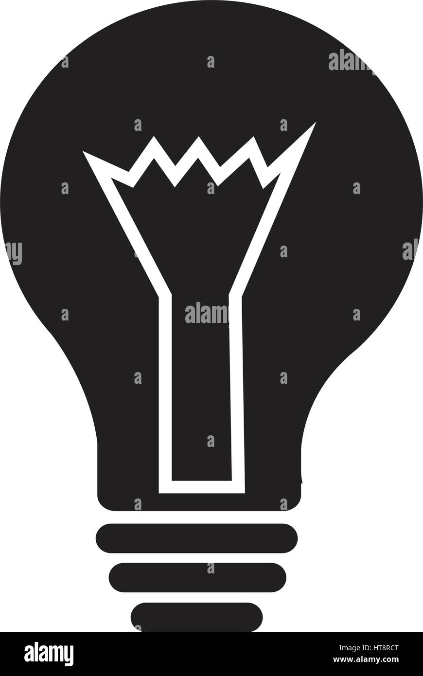 Light bulb icon illustration design Stock Vector Image & Art - Alamy