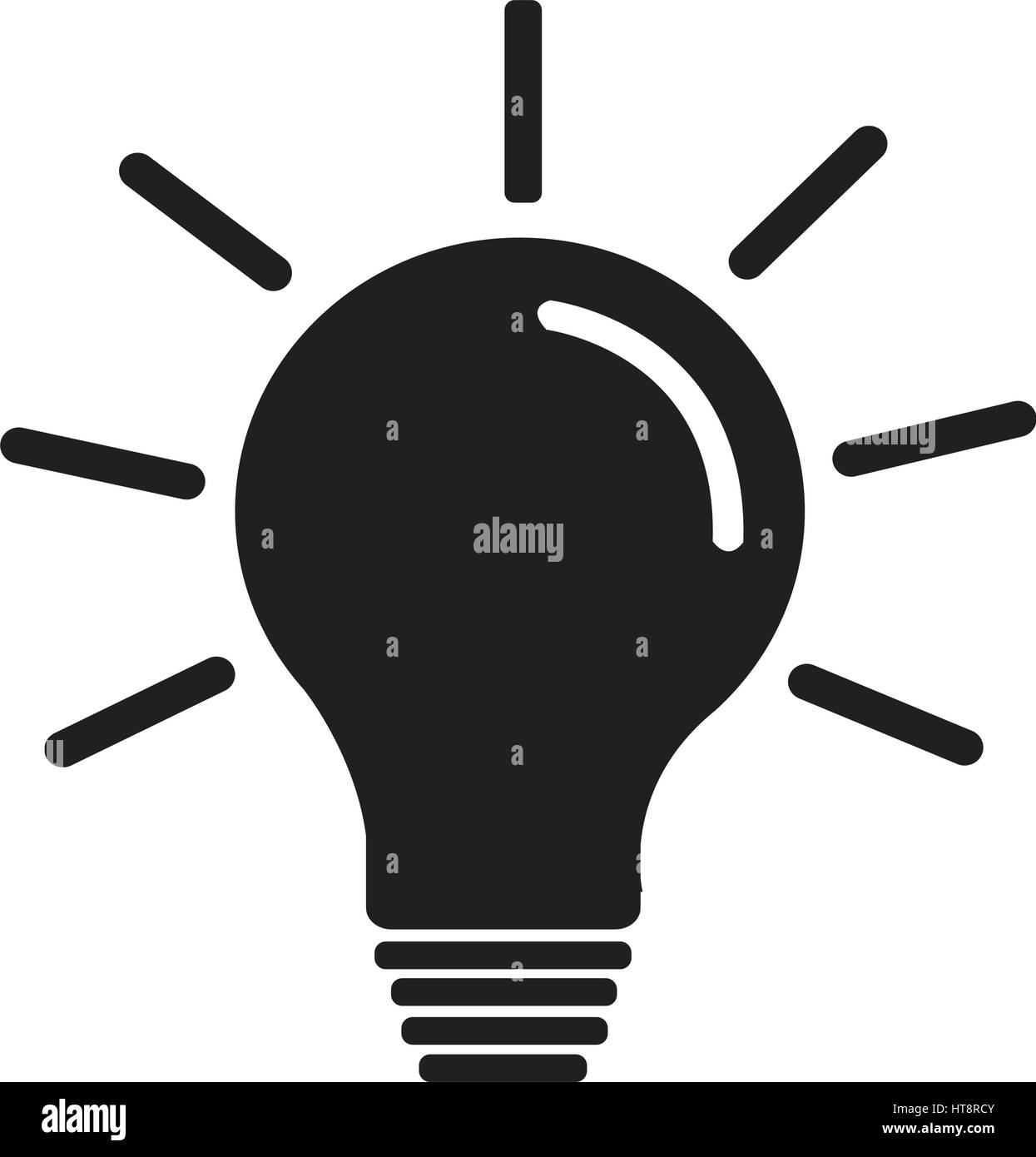 Light bulb icon illustration design Stock Vector Image & Art - Alamy