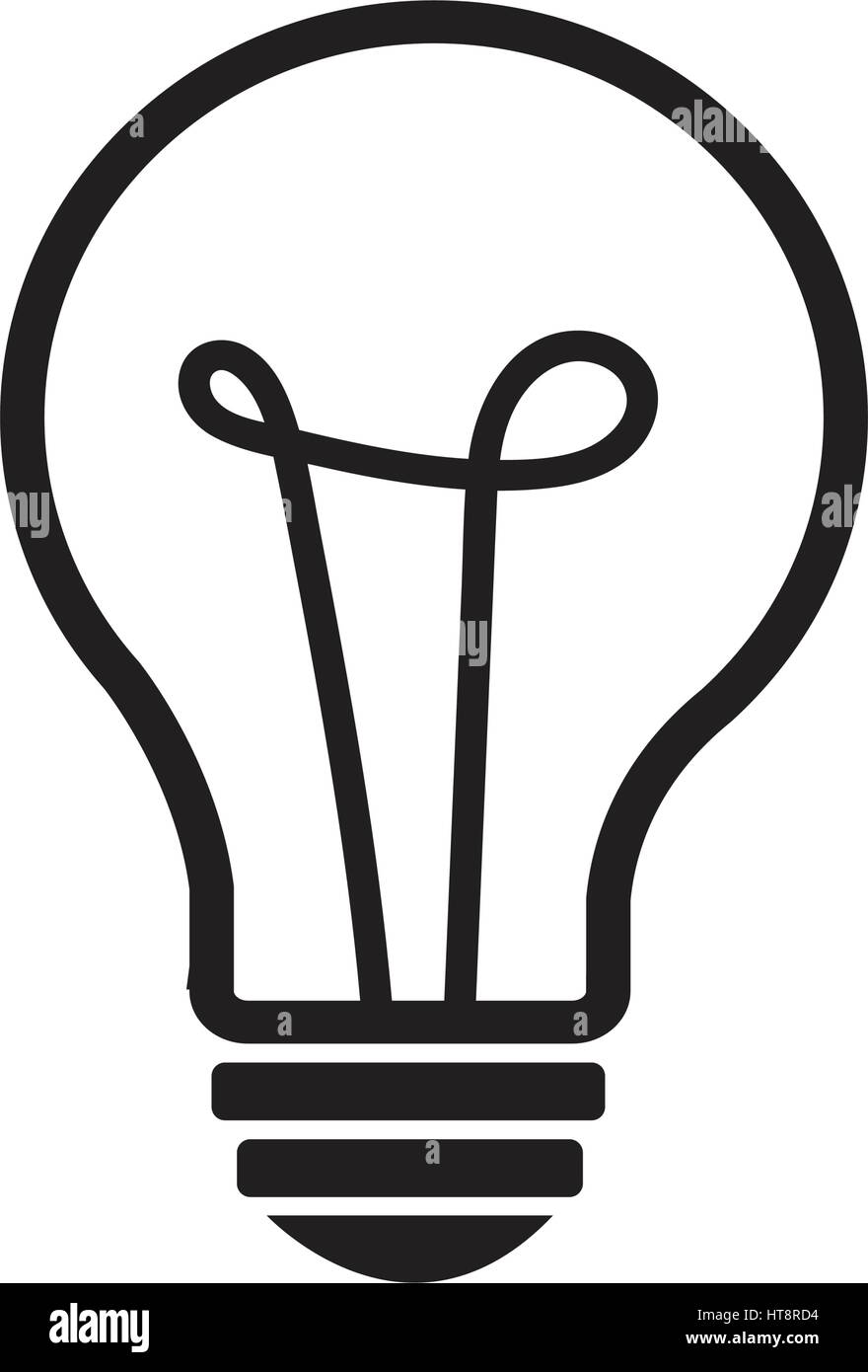 Light bulb icon illustration design Stock Vector Image & Art - Alamy