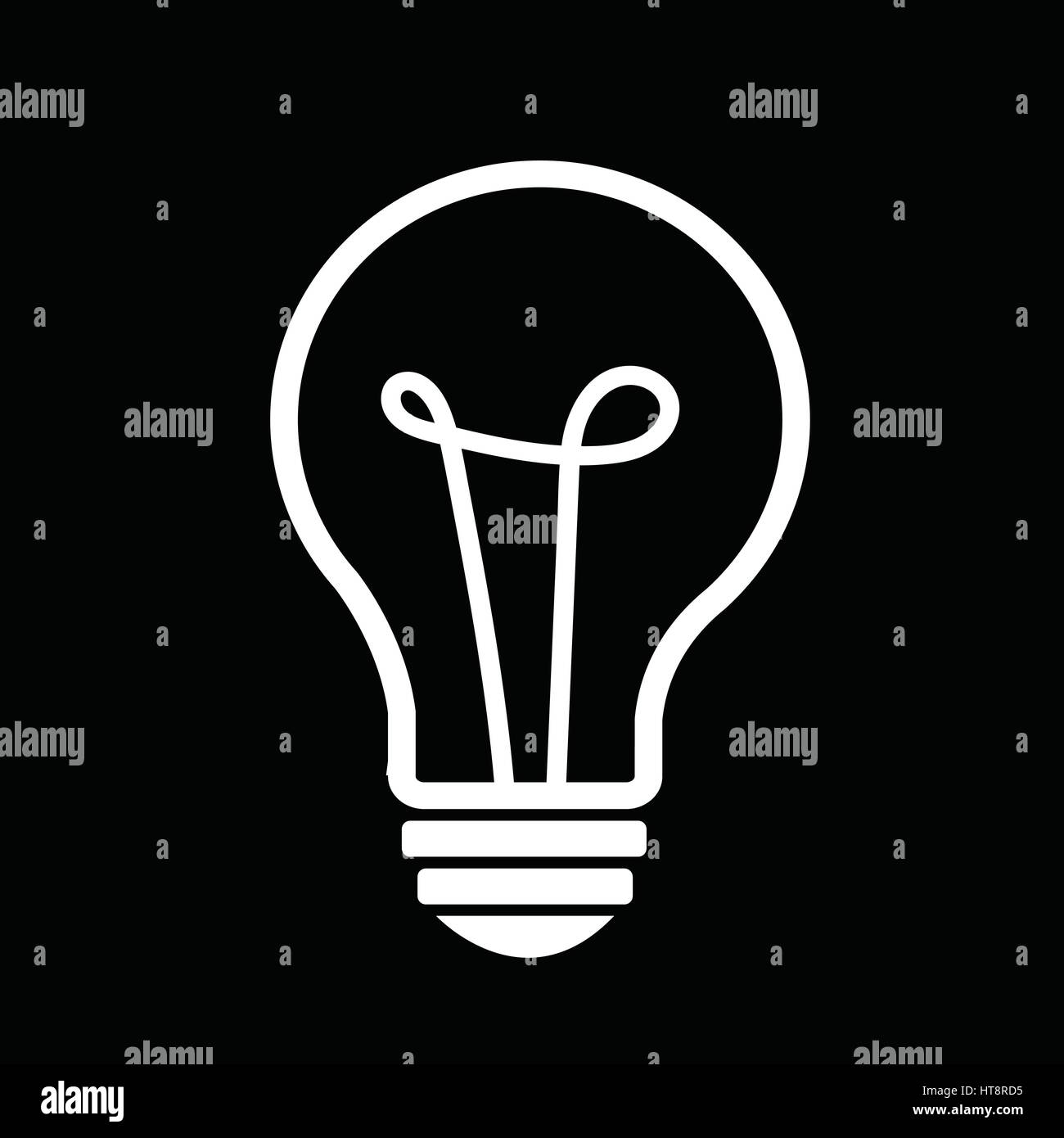 Light bulb icon illustration design Stock Vector Image & Art - Alamy