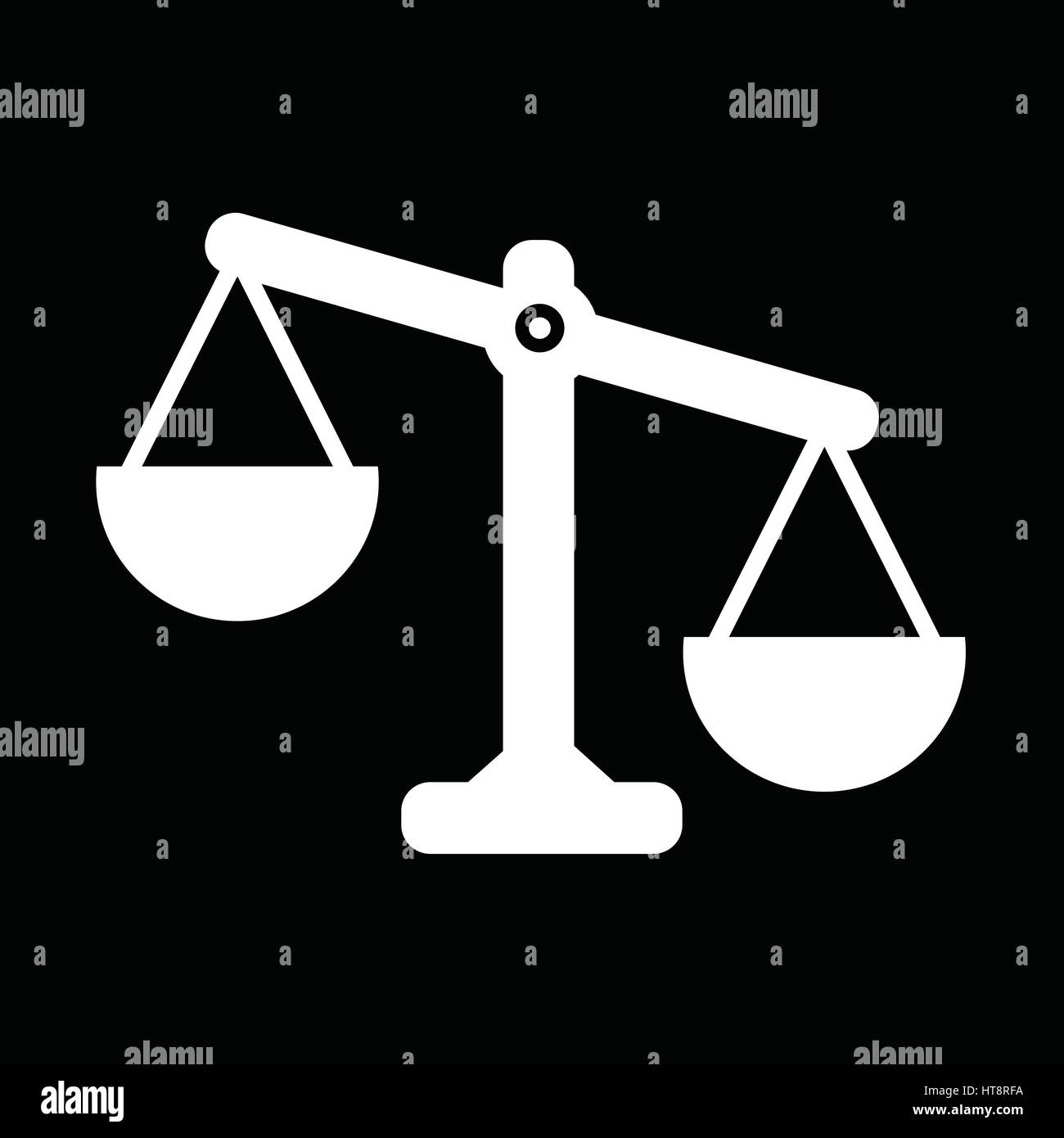 Balance sign Scale icon illustration design Stock Vector Image & Art ...