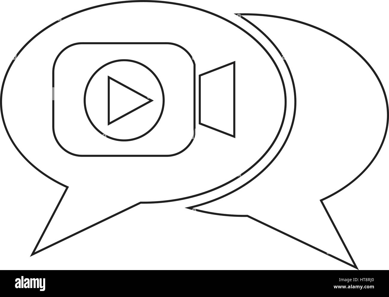 video chat icon illustration design Stock Vector Image & Art - Alamy