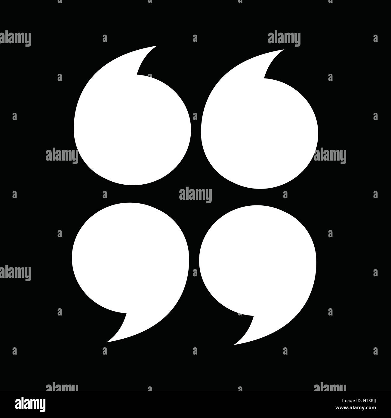 quote icon illustration design Stock Vector Image & Art - Alamy