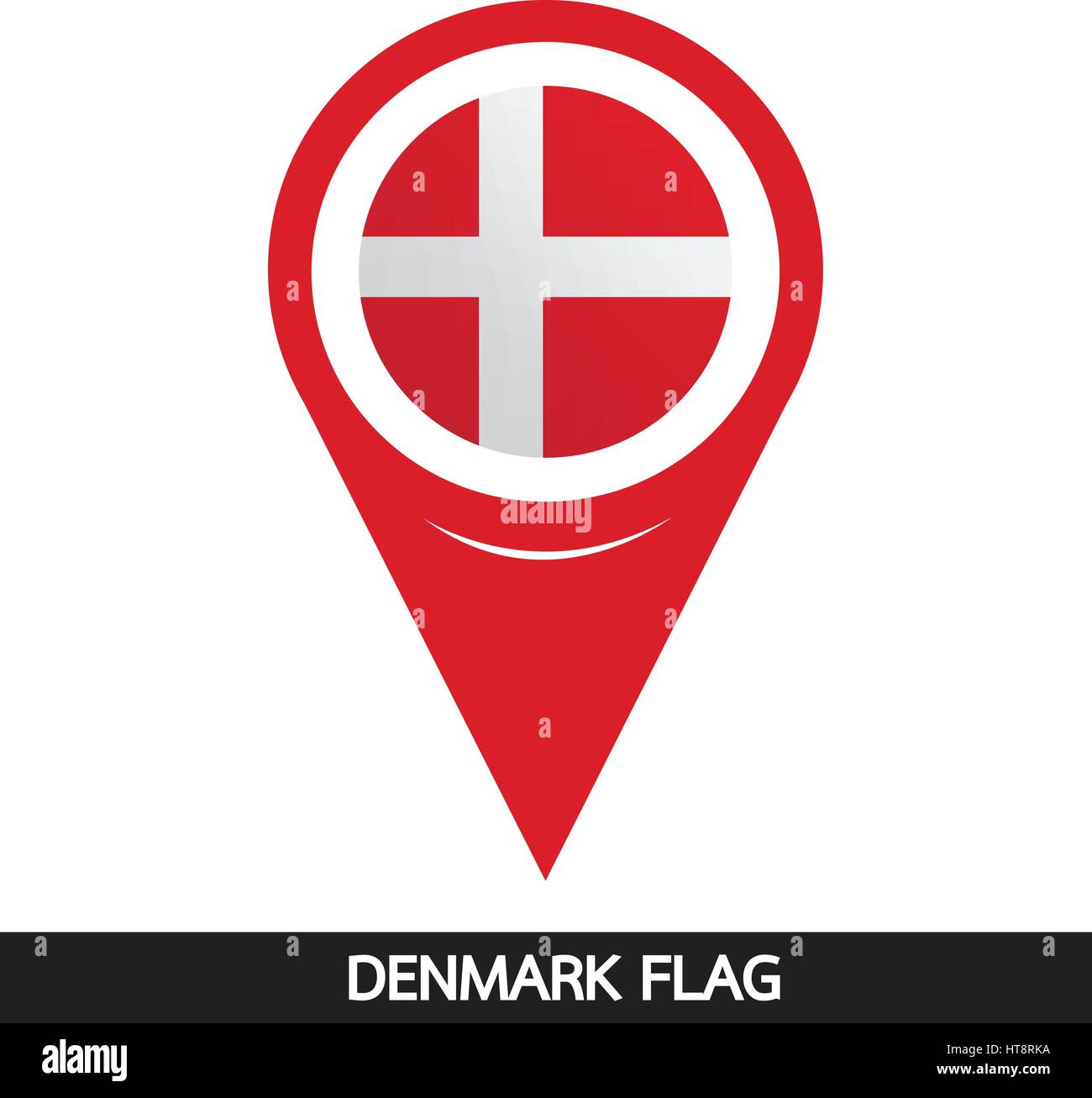 Denmark flag design illustration Stock Vector Image & Art - Alamy