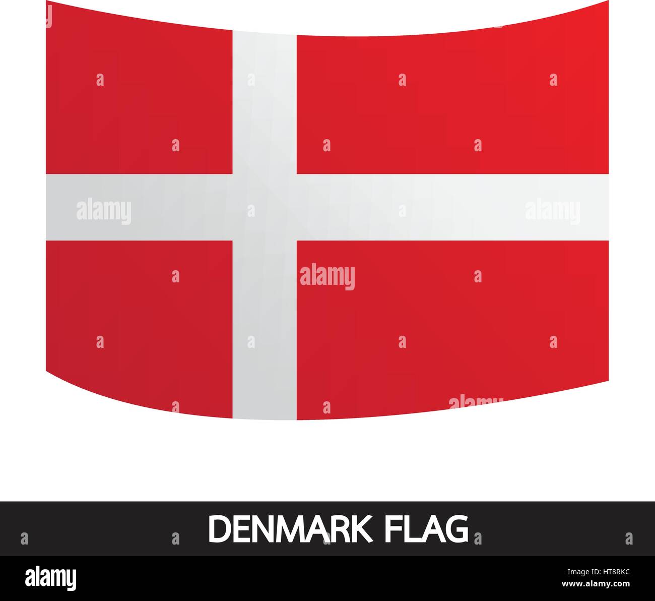 Denmark flag design illustration Stock Vector Image & Art - Alamy