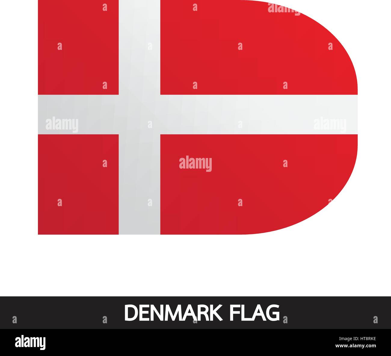 Denmark flag design illustration Stock Vector Image & Art - Alamy
