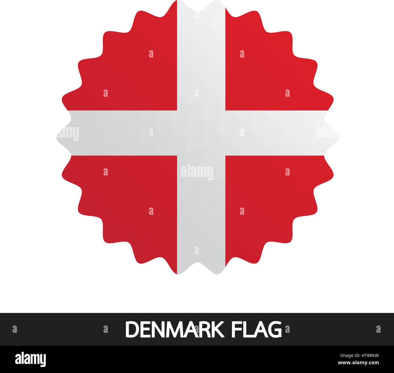 Denmark flag design illustration Stock Vector Image & Art - Alamy