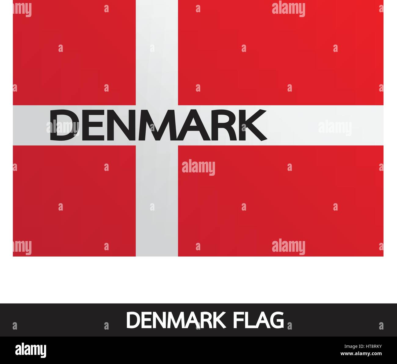 Denmark flag design illustration Stock Vector Image & Art - Alamy