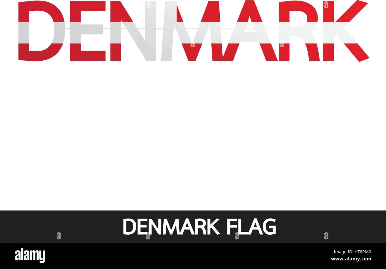 Denmark flag design illustration Stock Vector Image & Art - Alamy