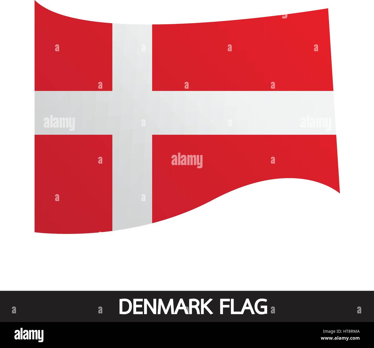 Denmark flag design illustration Stock Vector Image & Art - Alamy