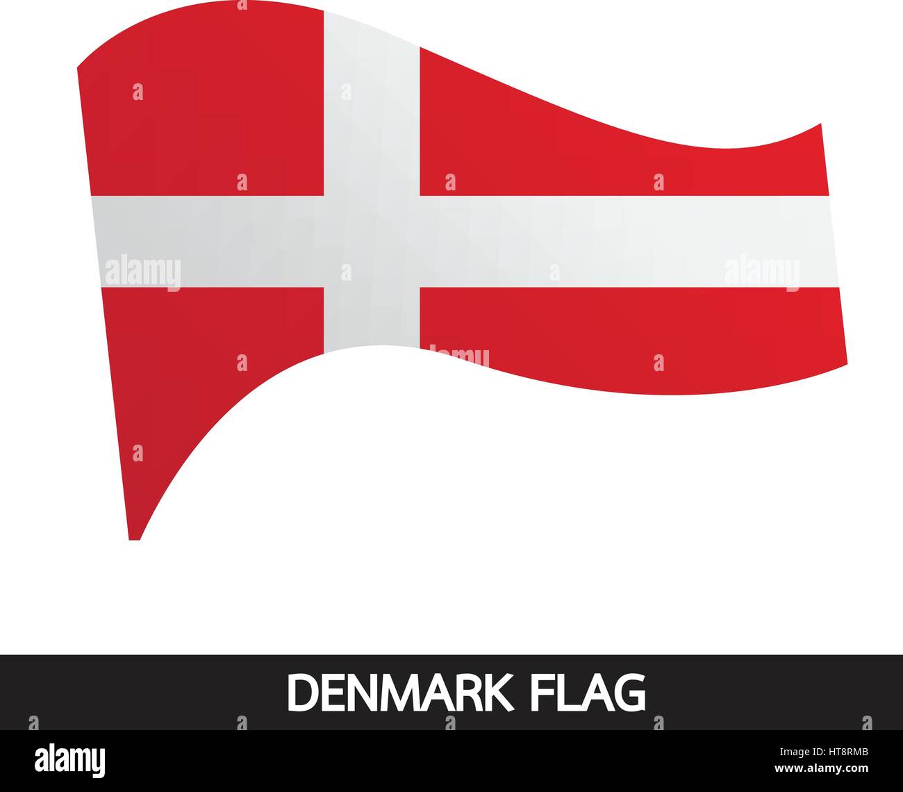 Denmark flag design illustration Stock Vector Image & Art - Alamy