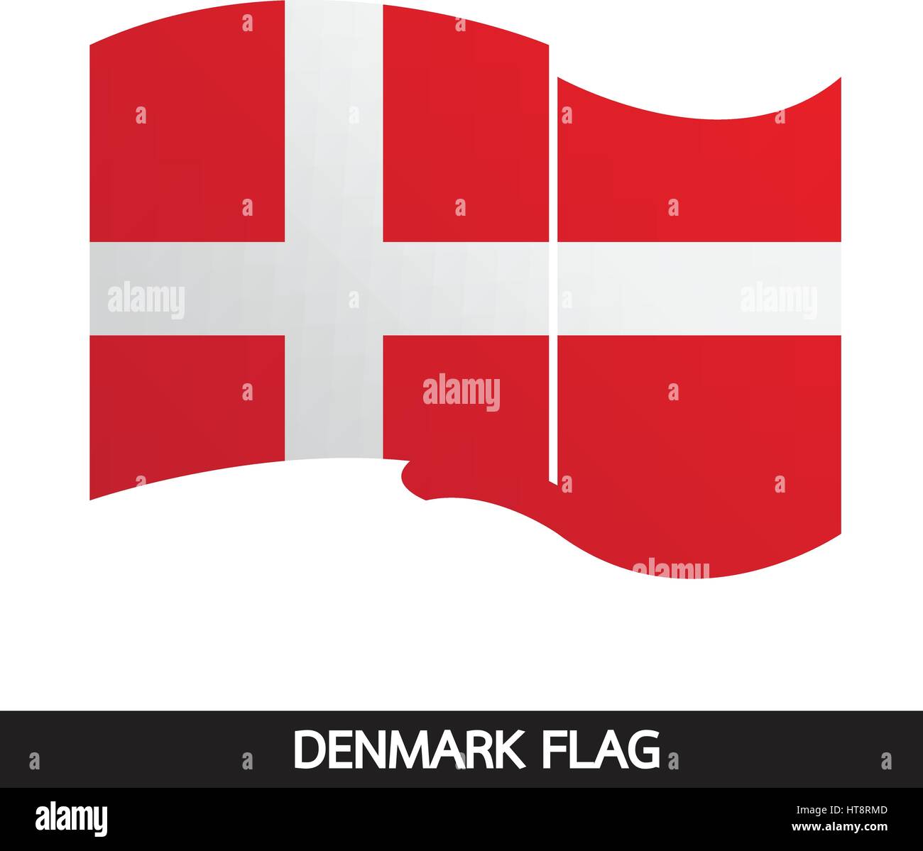Denmark flag design illustration Stock Vector Image & Art - Alamy