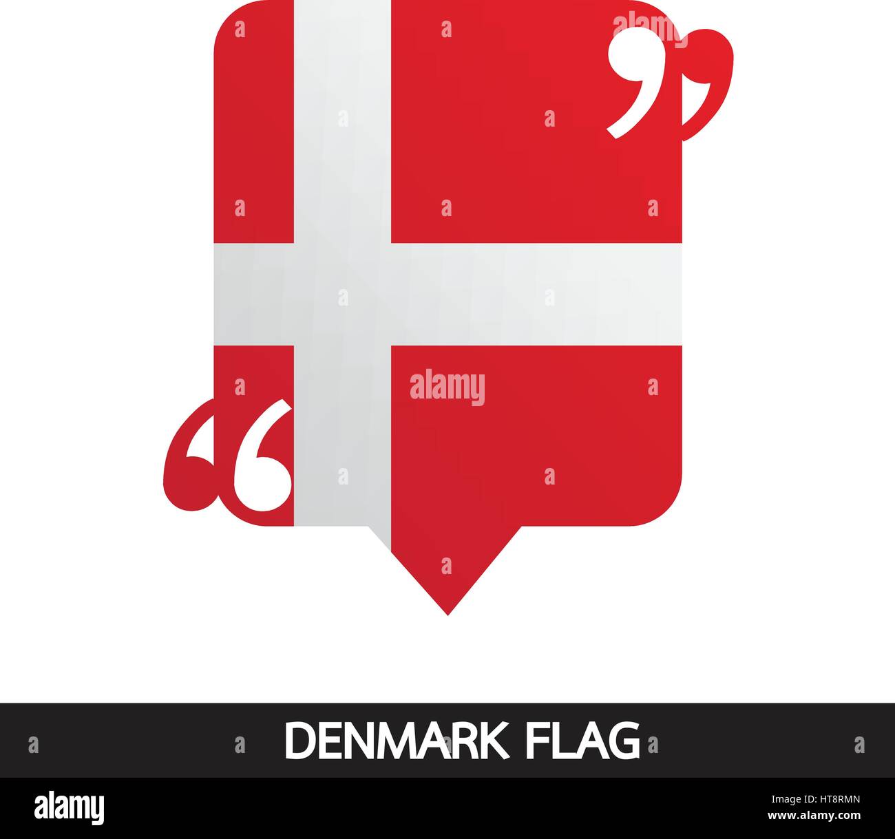 Denmark flag design illustration Stock Vector Image & Art - Alamy