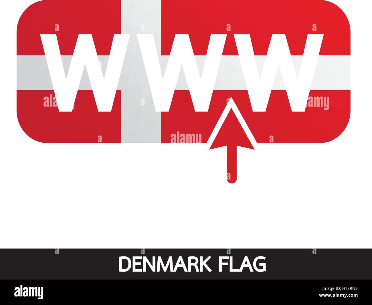 Denmark flag design illustration Stock Vector Image & Art - Alamy