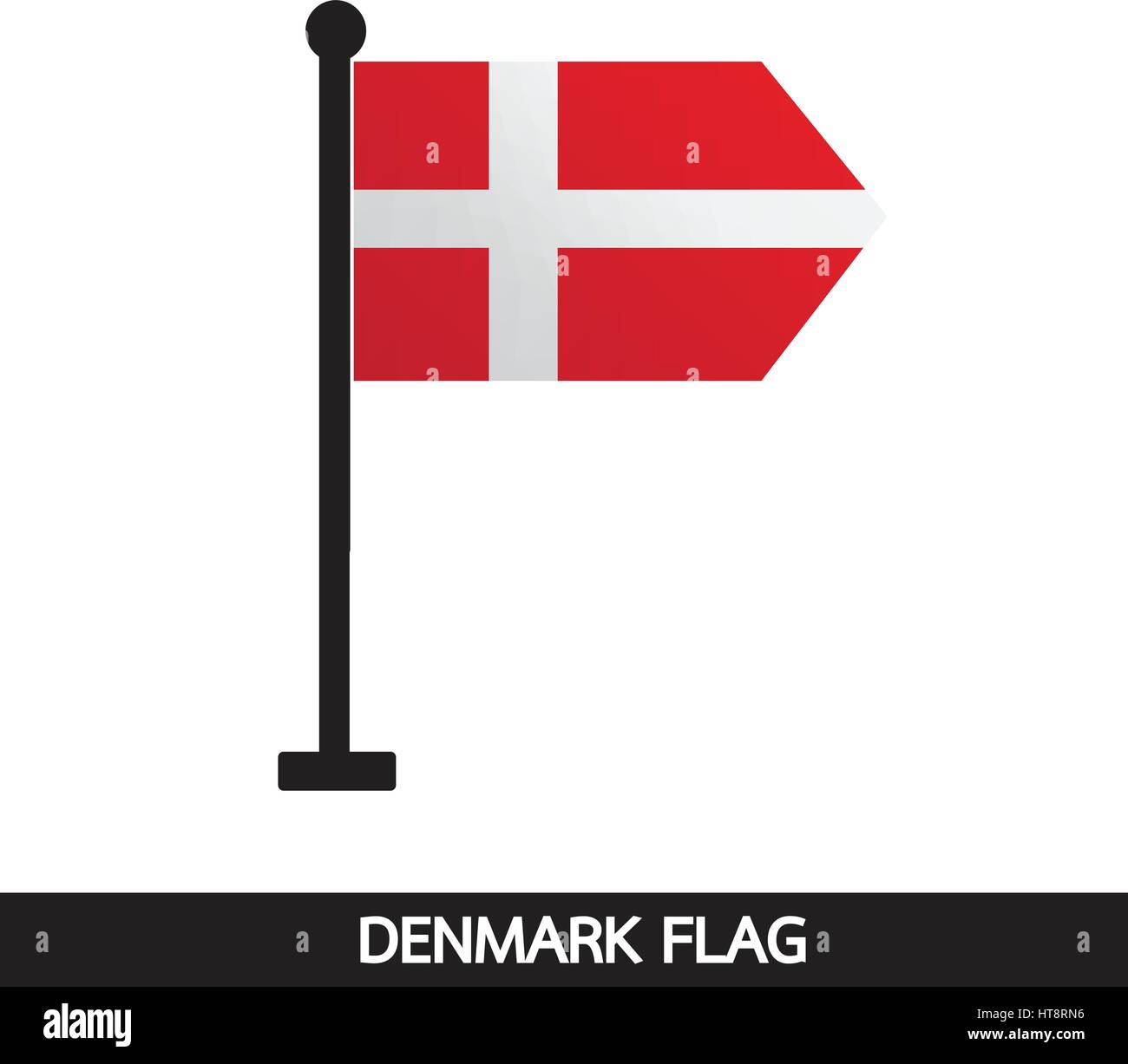 Denmark flag design illustration Stock Vector Image & Art - Alamy
