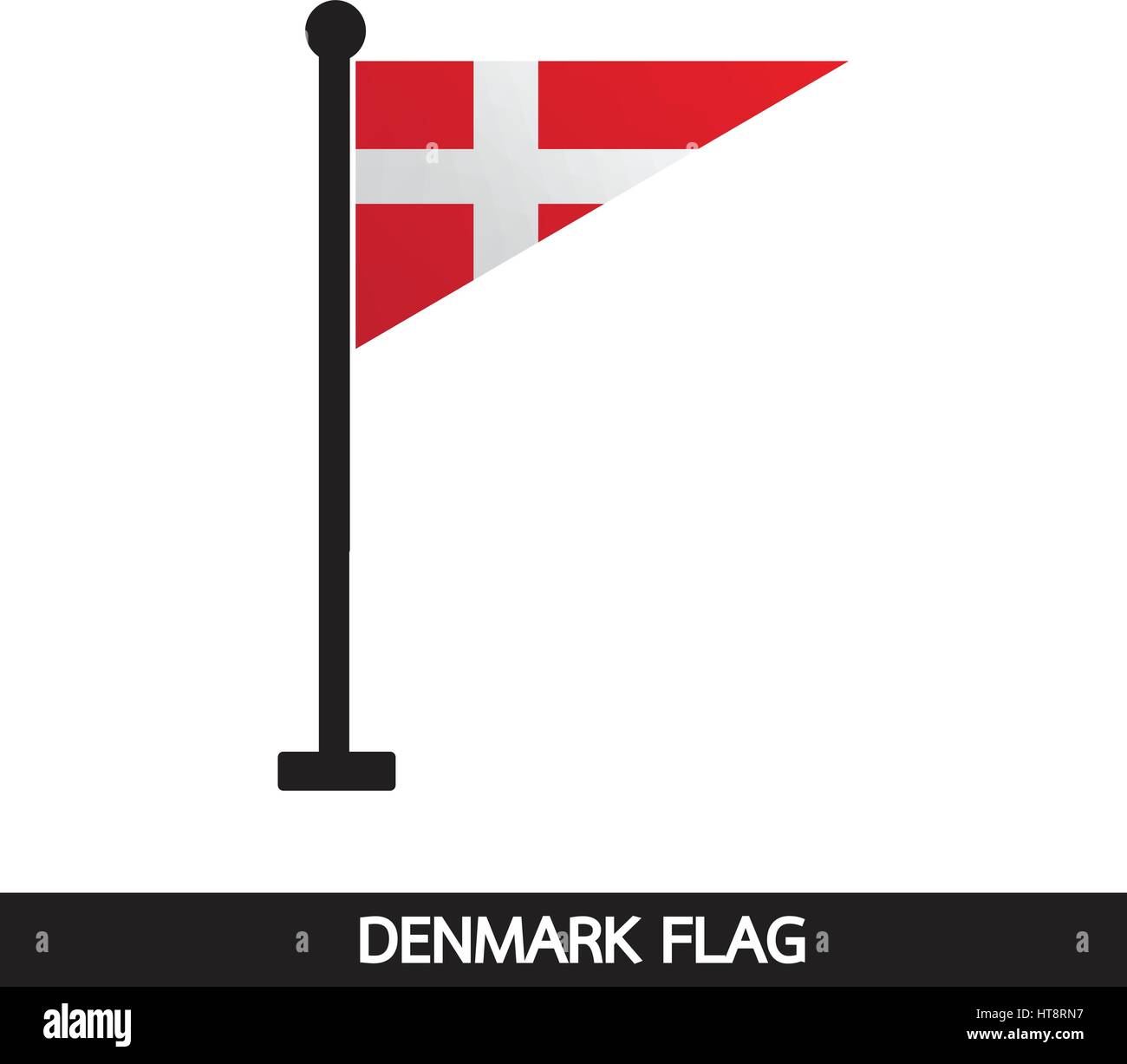 Denmark flag design illustration Stock Vector Image & Art - Alamy