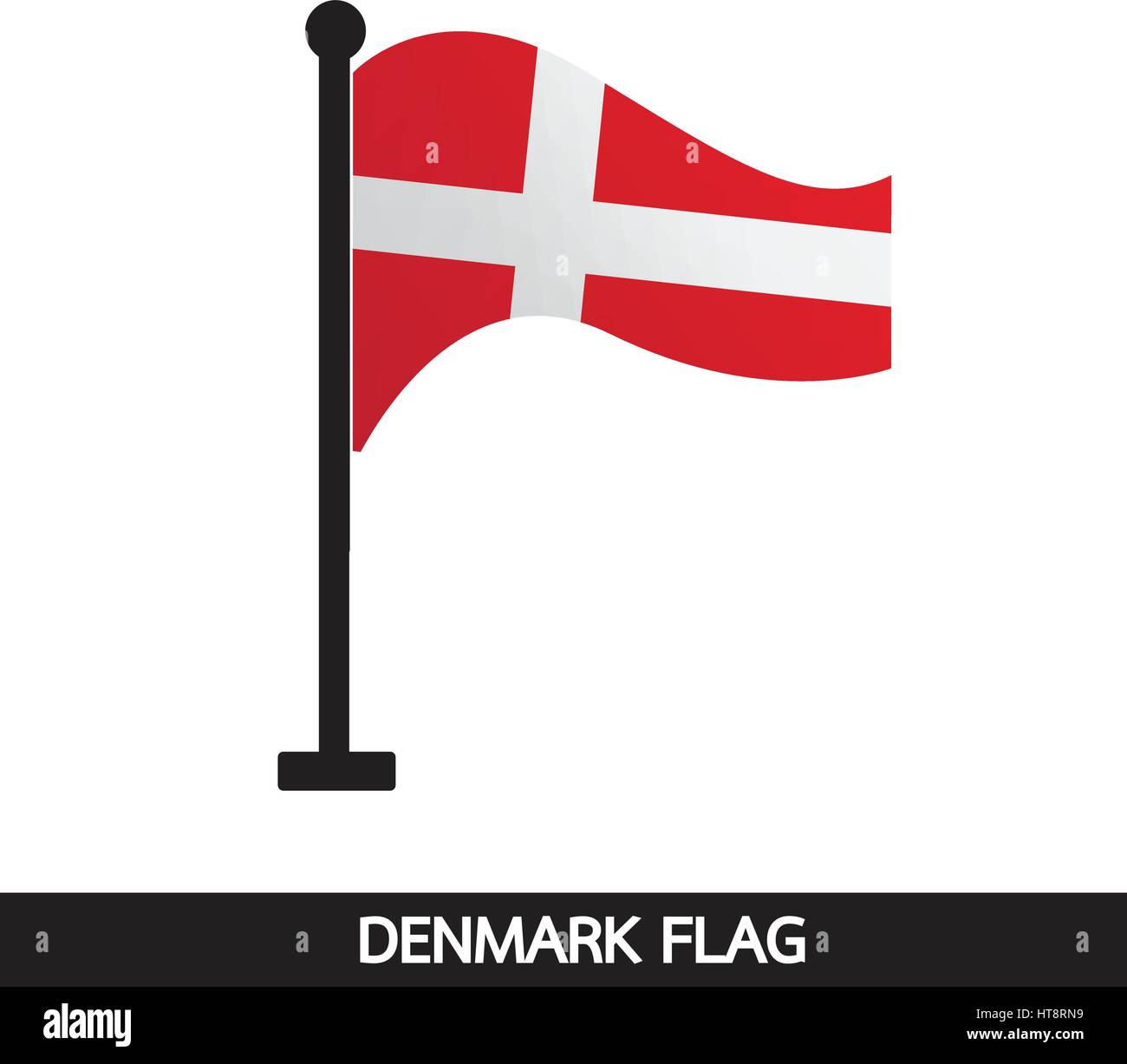 Denmark flag design illustration Stock Vector Image & Art - Alamy