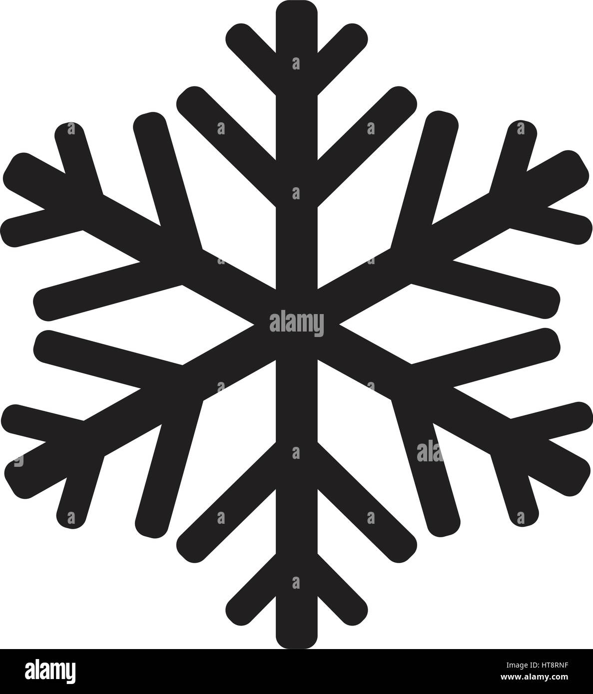 snowflake icon illustration design Stock Vector Image & Art - Alamy