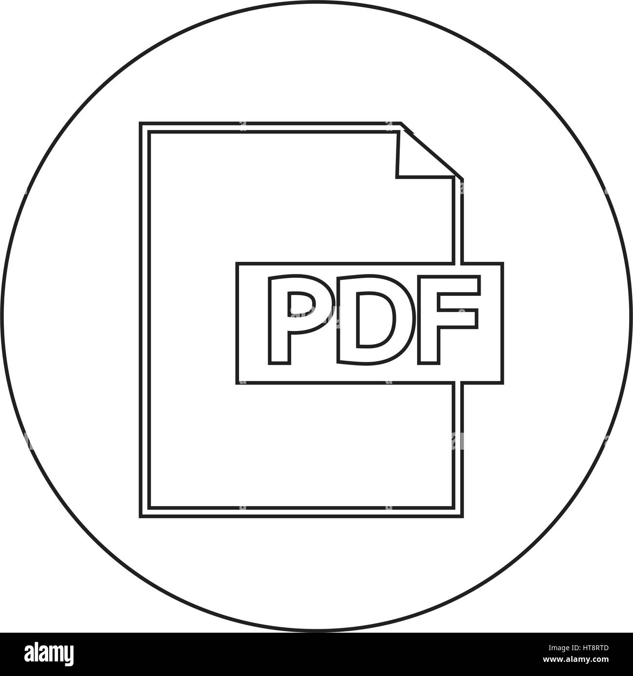 PDF icon illustration design Stock Vector Image & Art - Alamy