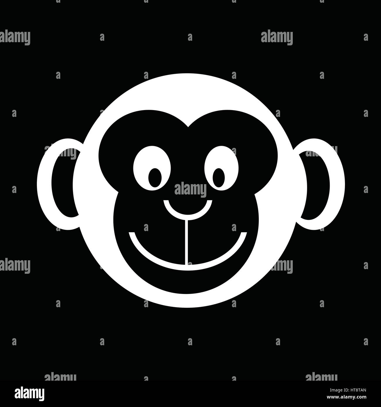 Monkey icon illustration design Stock Vector Image & Art - Alamy
