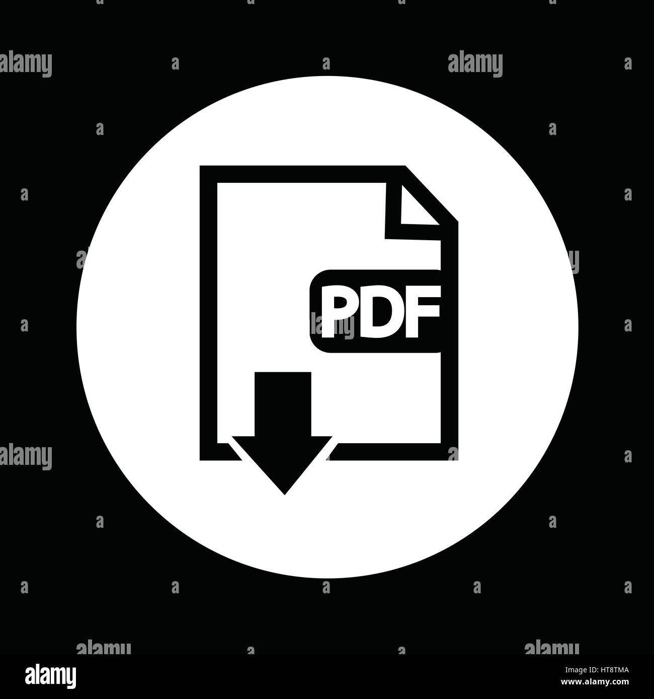 PDF icon illustration design Stock Vector Image & Art - Alamy