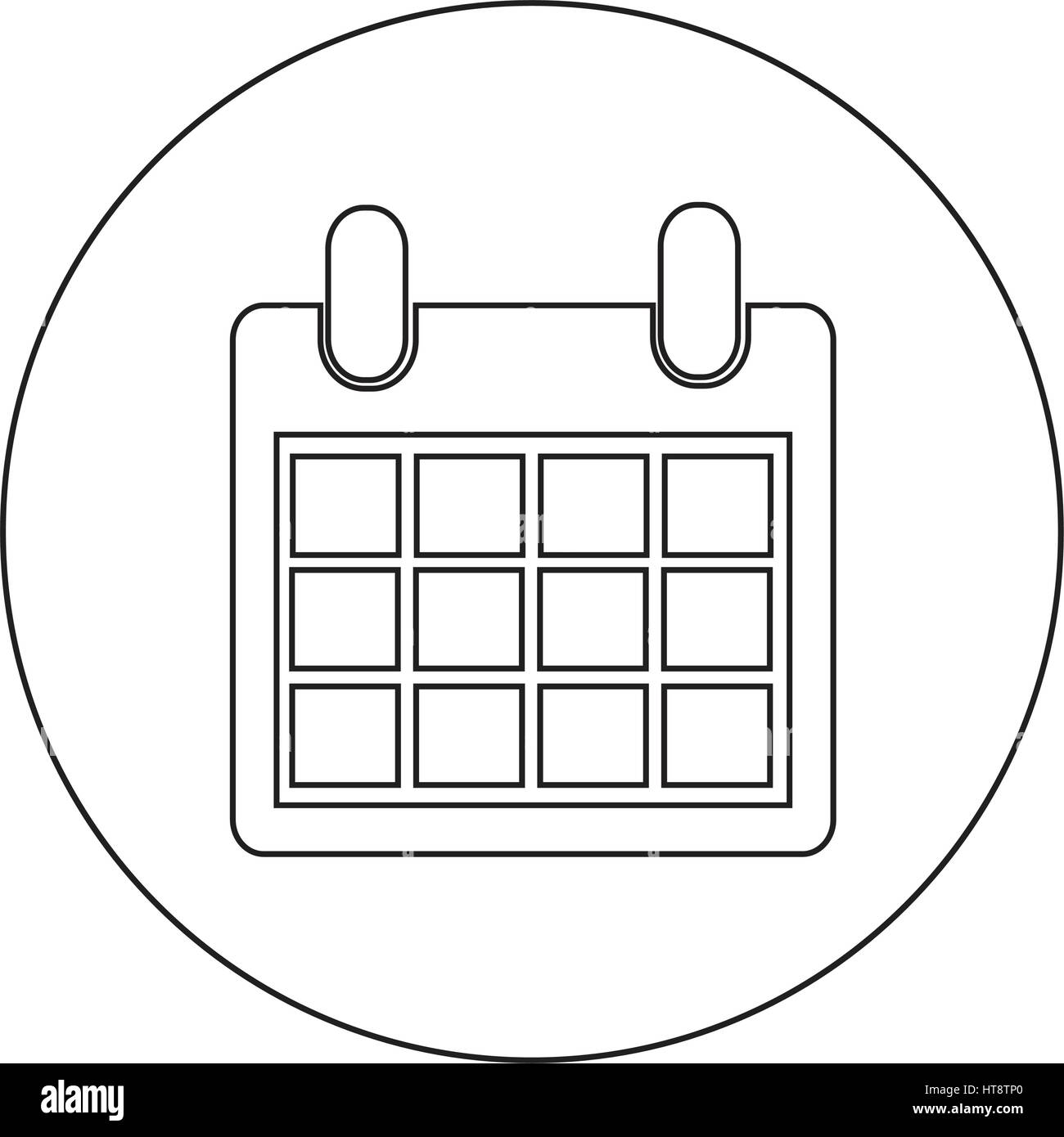 Calendar icon illustration design Stock Vector Image & Art - Alamy