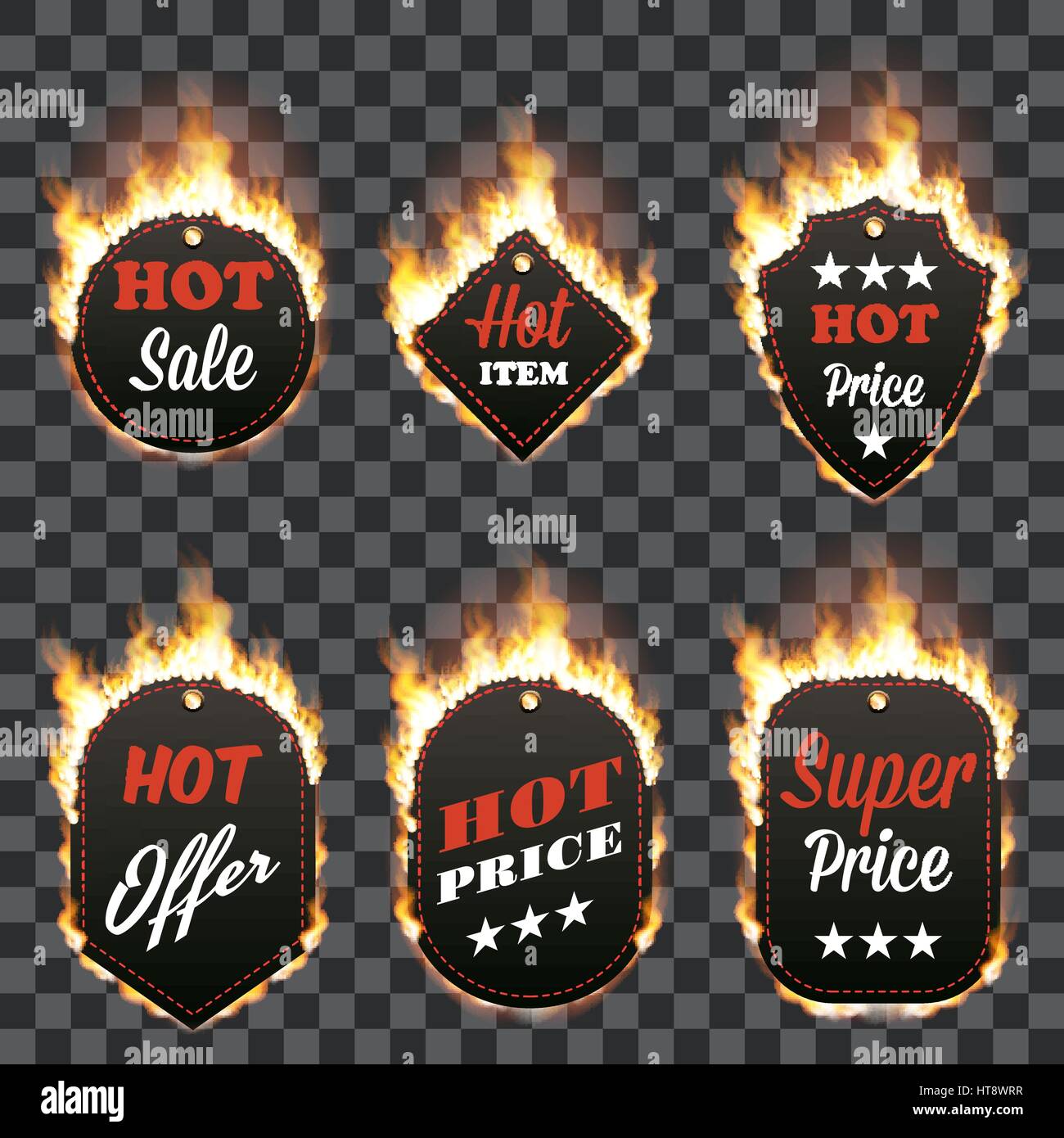 Set of six hot sale frames of different shapes surrounded with ...