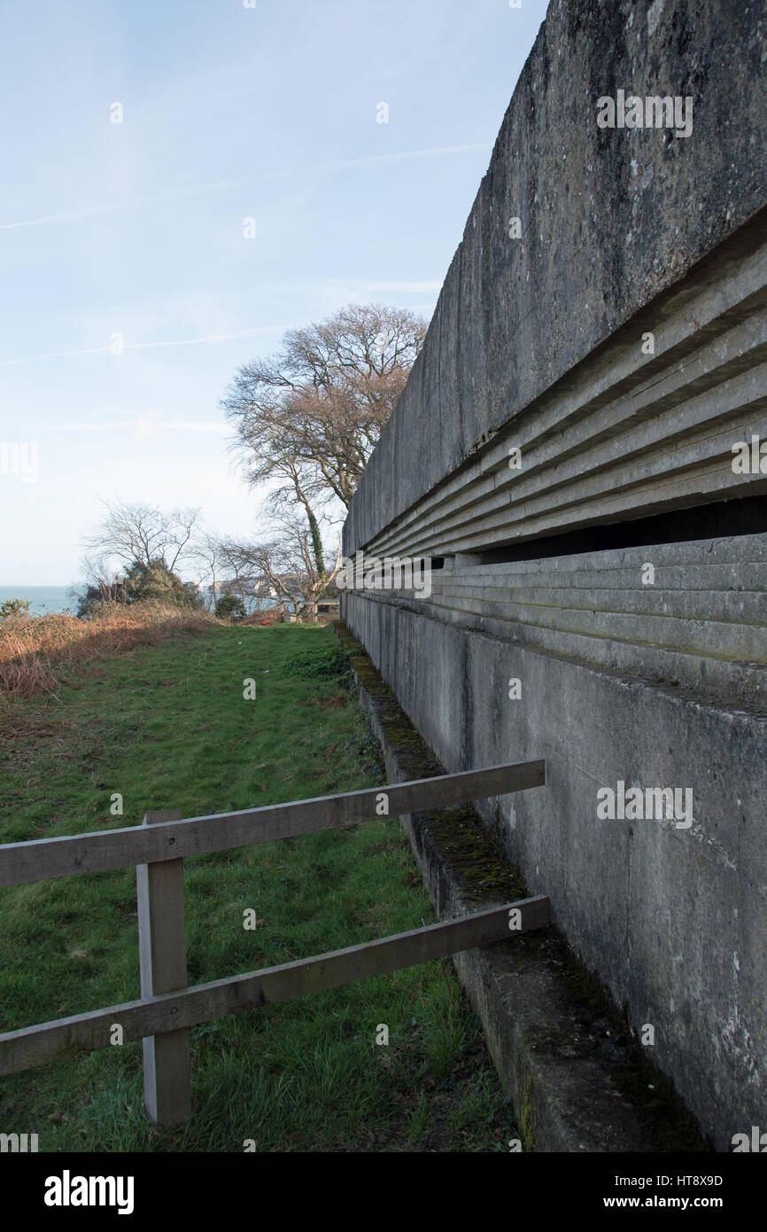 Studland Bay WW2 Observation Bunker Stock Photo - Alamy