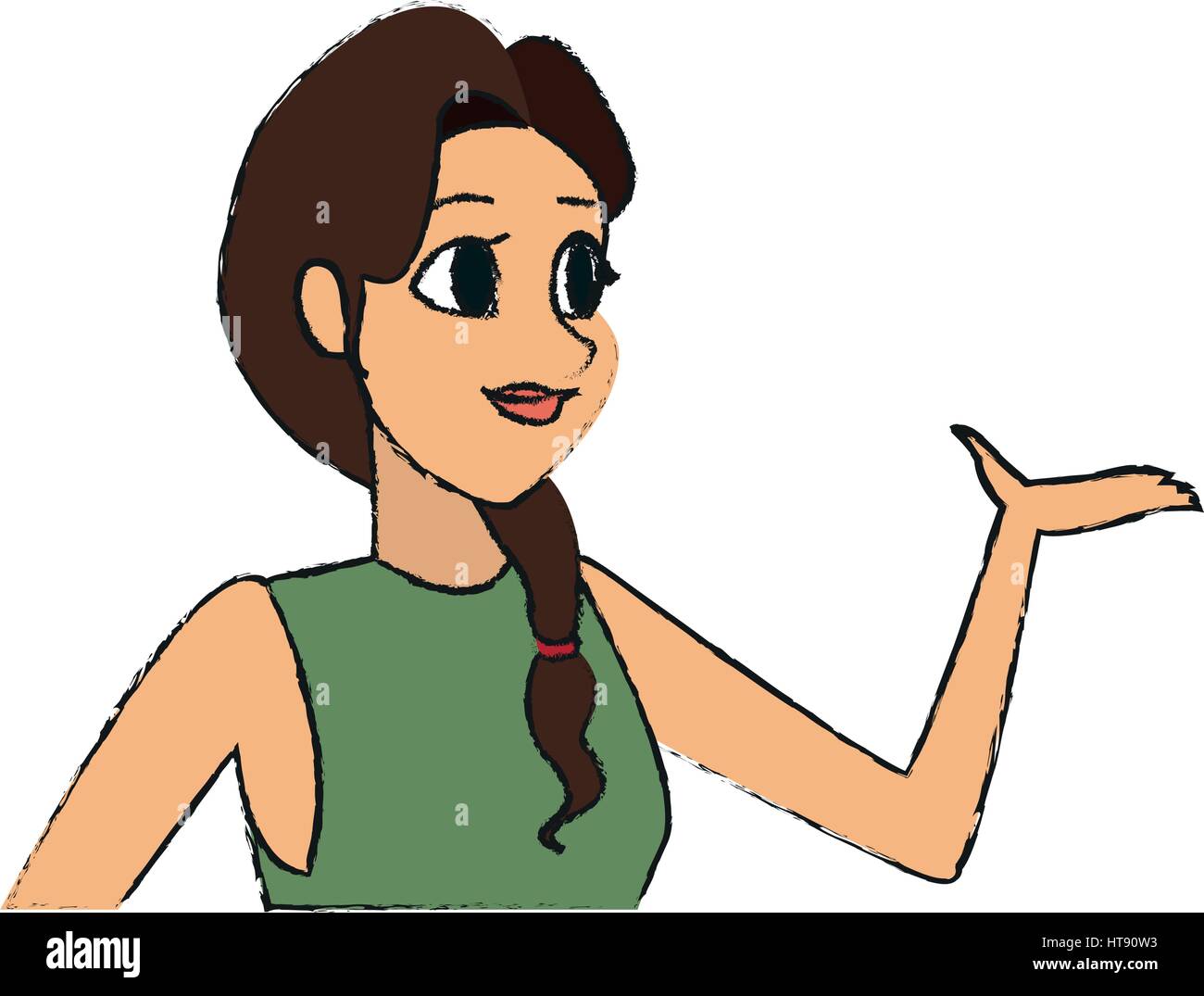 woman cartoon icon Stock Vector Image & Art - Alamy