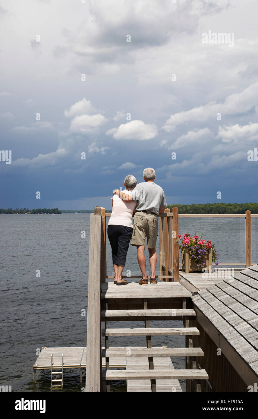 Boomer couple stairs hi-res stock photography and images - Alamy