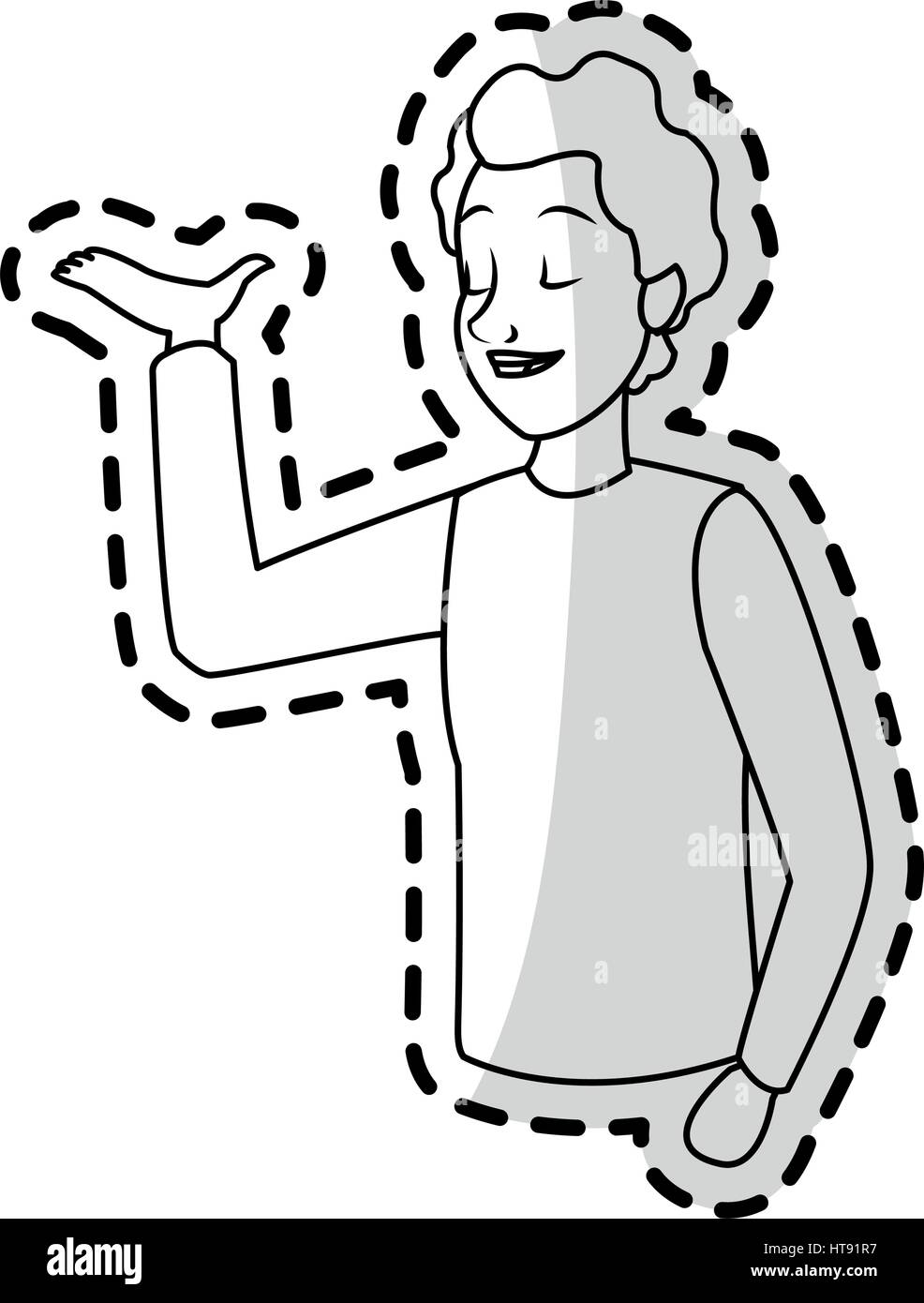 handsome young man icon image Stock Vector Image & Art - Alamy