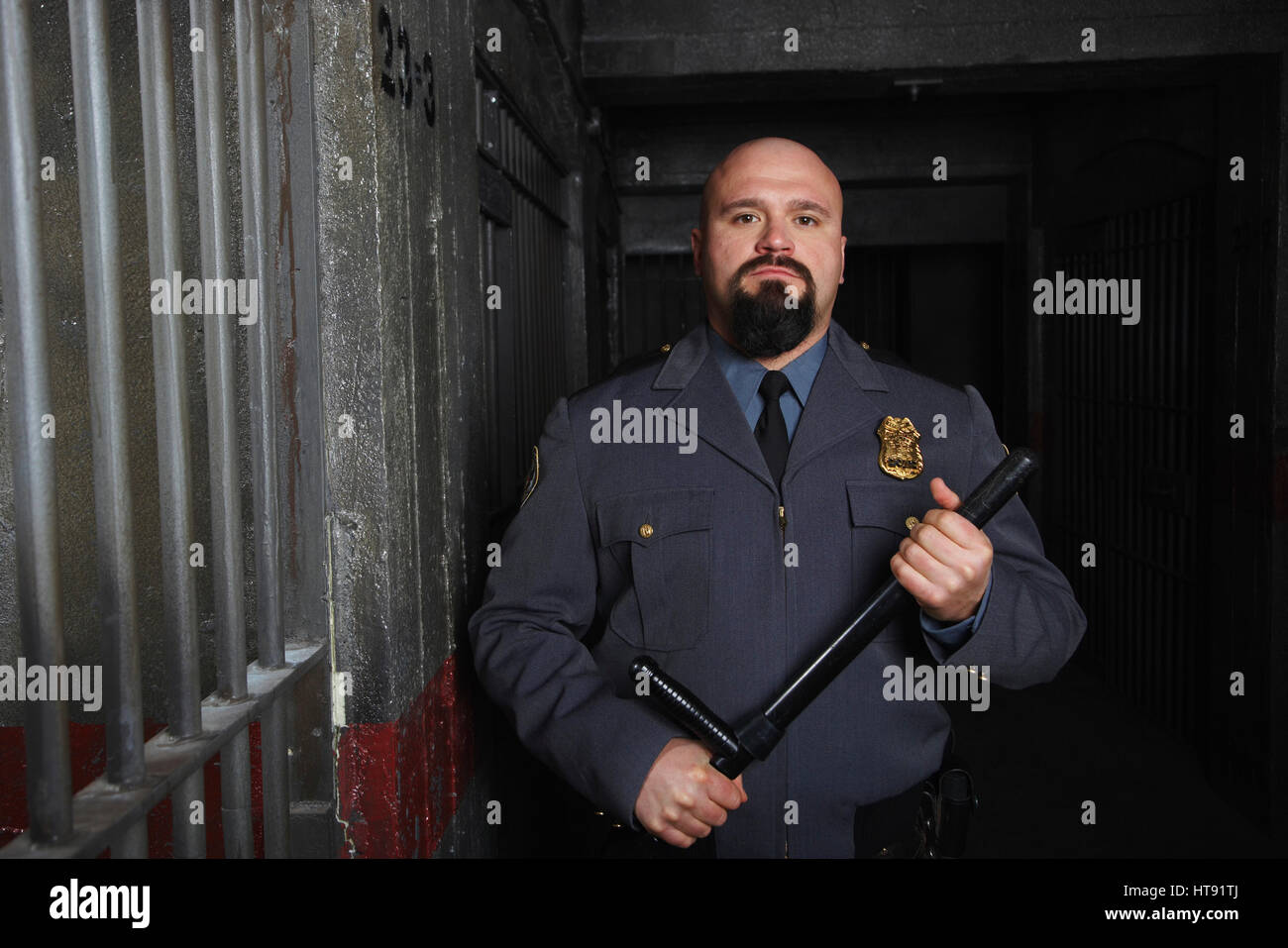 Officer holding prison hi-res stock photography and images - Alamy