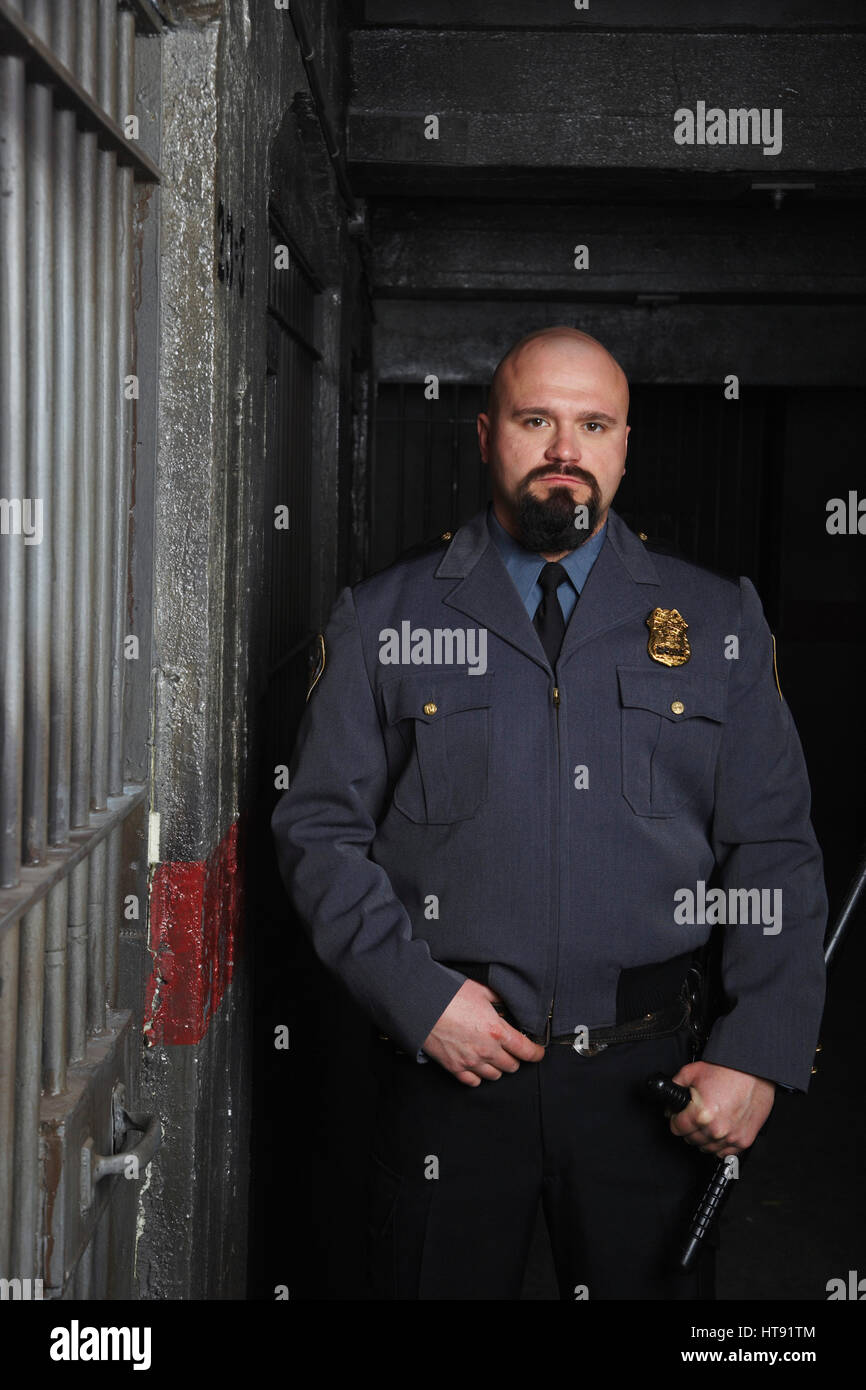 Officer holding prison hi-res stock photography and images - Alamy
