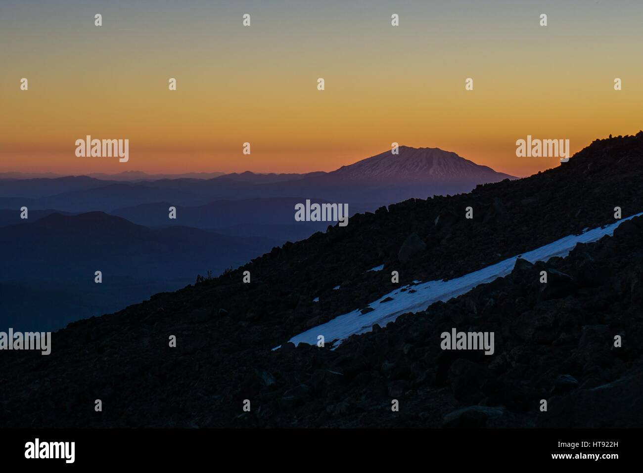 View of Mt. Adams Stock Photo - Alamy