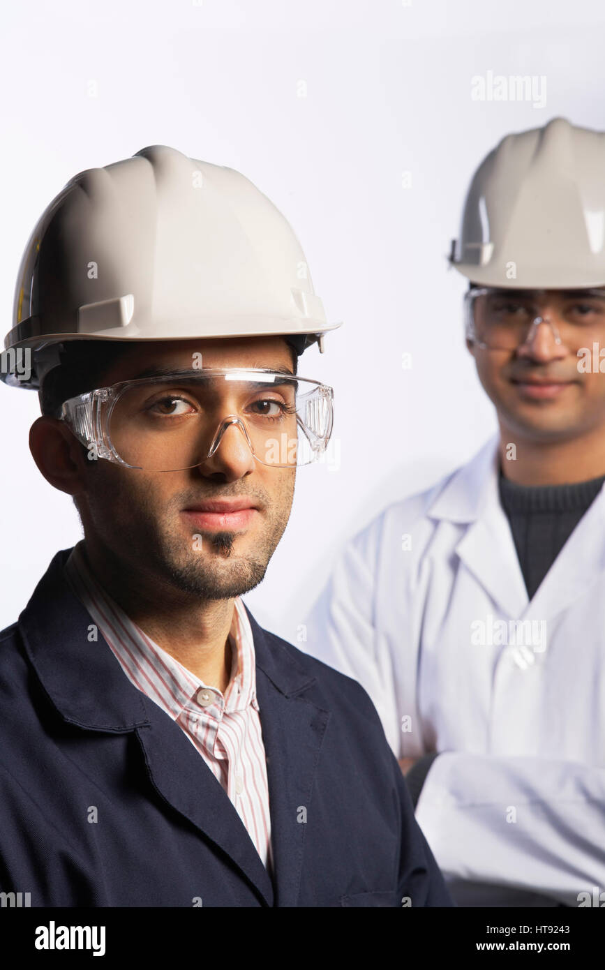 Portrait of Construction Workers Stock Photo - Alamy