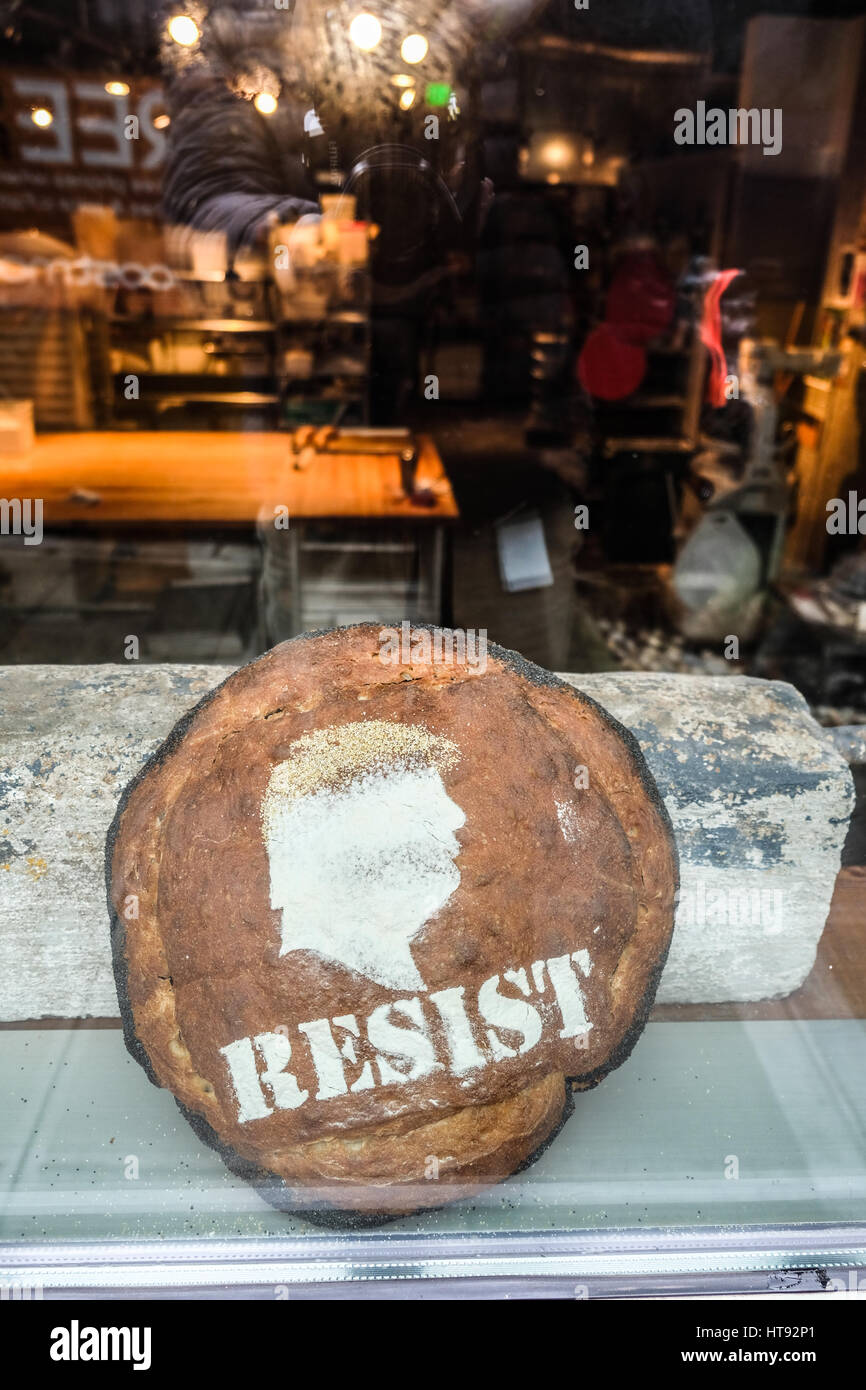 A Donald Trump Like Head on a Big Bread Stock Photo - Alamy