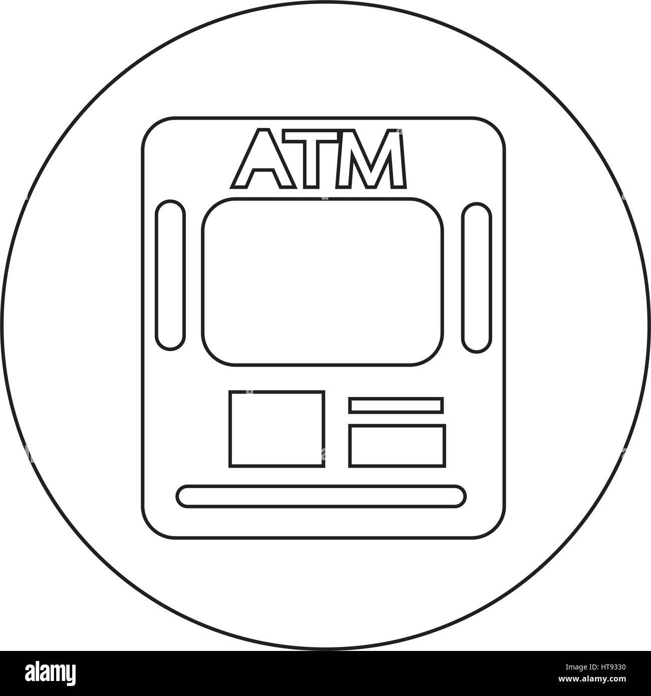 Atm card slot icon illustration design Stock Vector Image & Art - Alamy