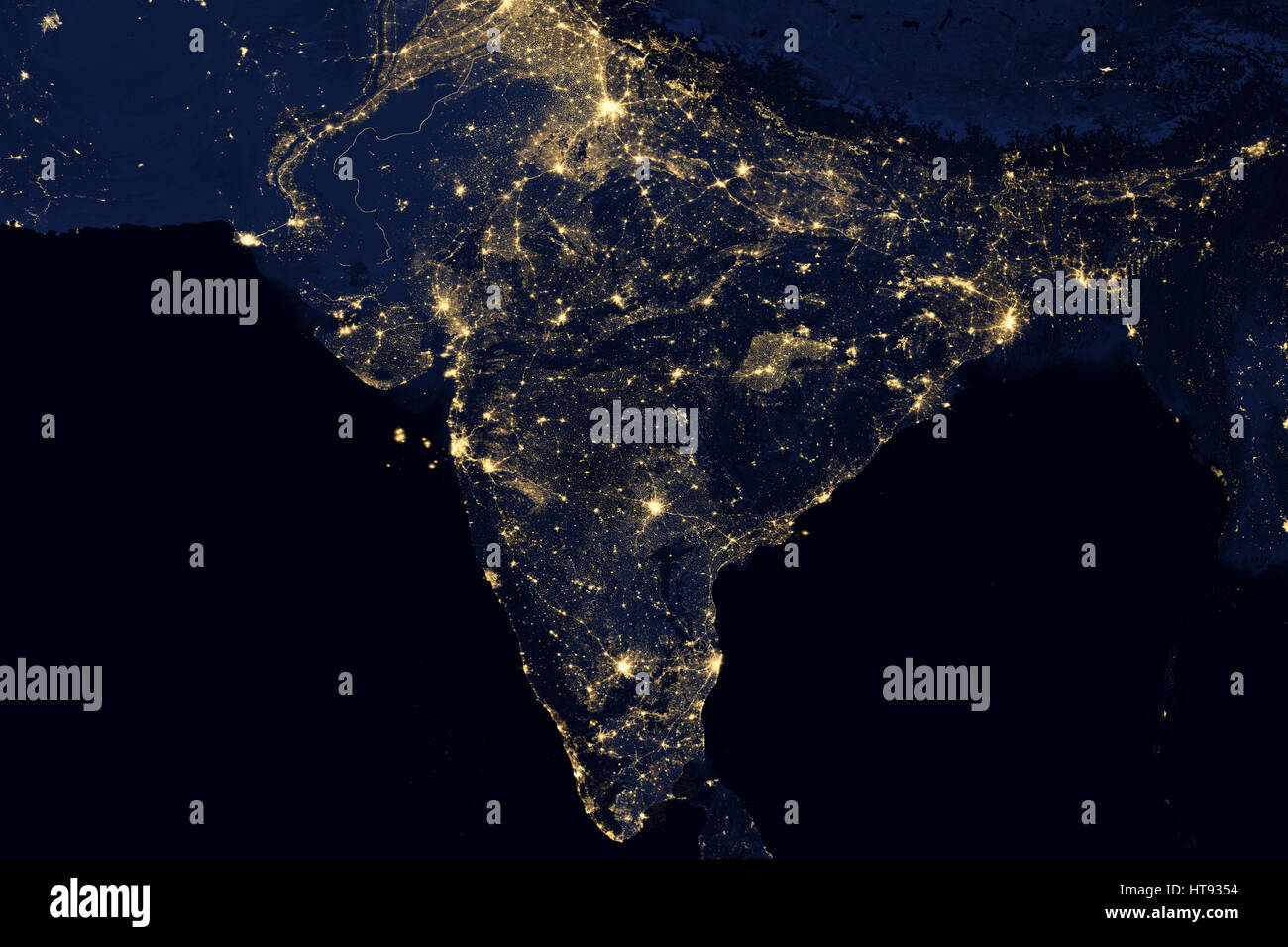 Nasa World Map Night